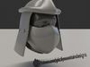 Teenage Mutant Ninja Turtles Shredder helmet Cartoon toon 1987 3D model ...