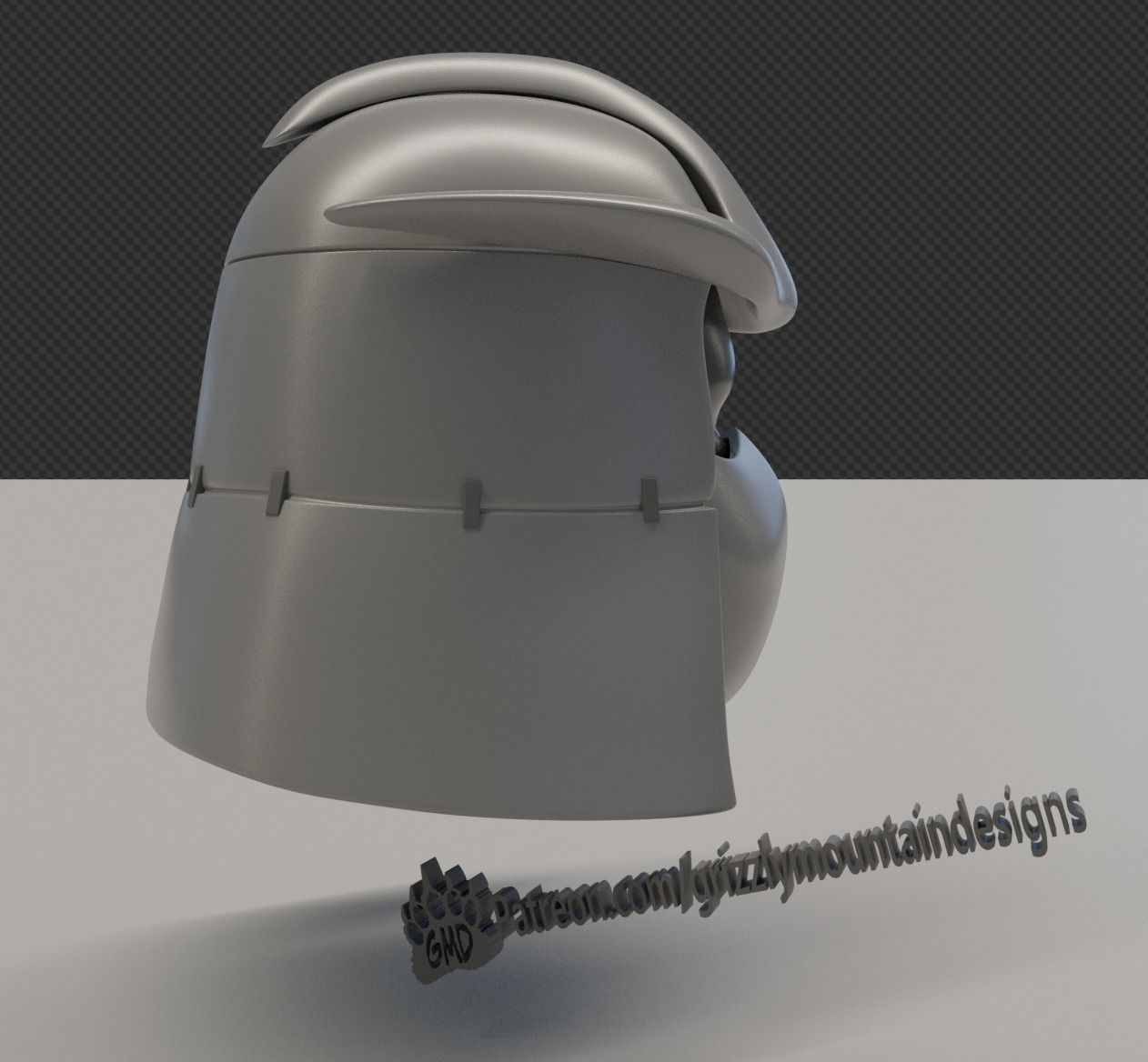 Teenage Mutant Ninja Turtles Shredder helmet Cartoon toon 1987 3D model ...