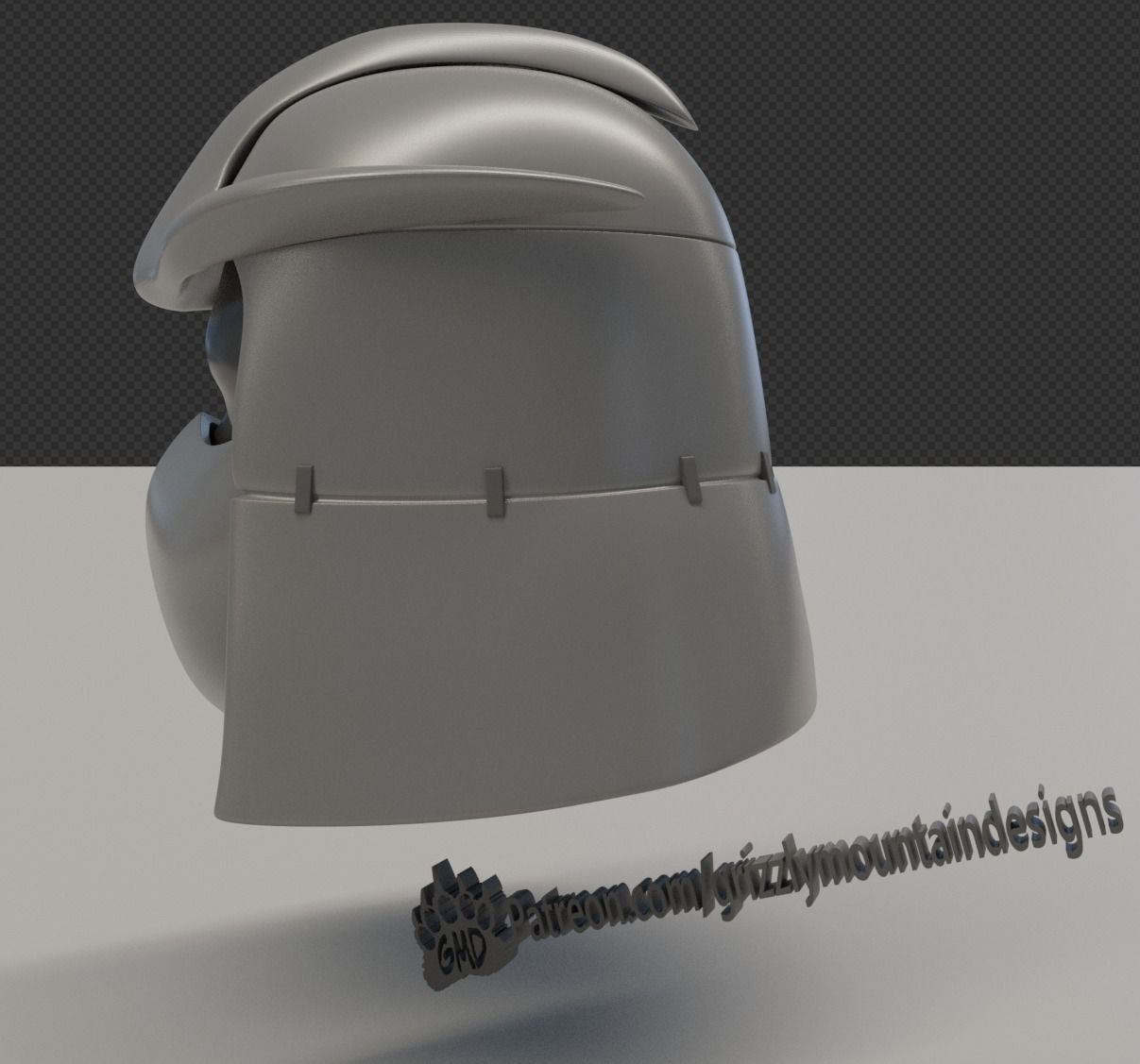 Teenage Mutant Ninja Turtles Shredder helmet Cartoon toon 1987 3D model ...