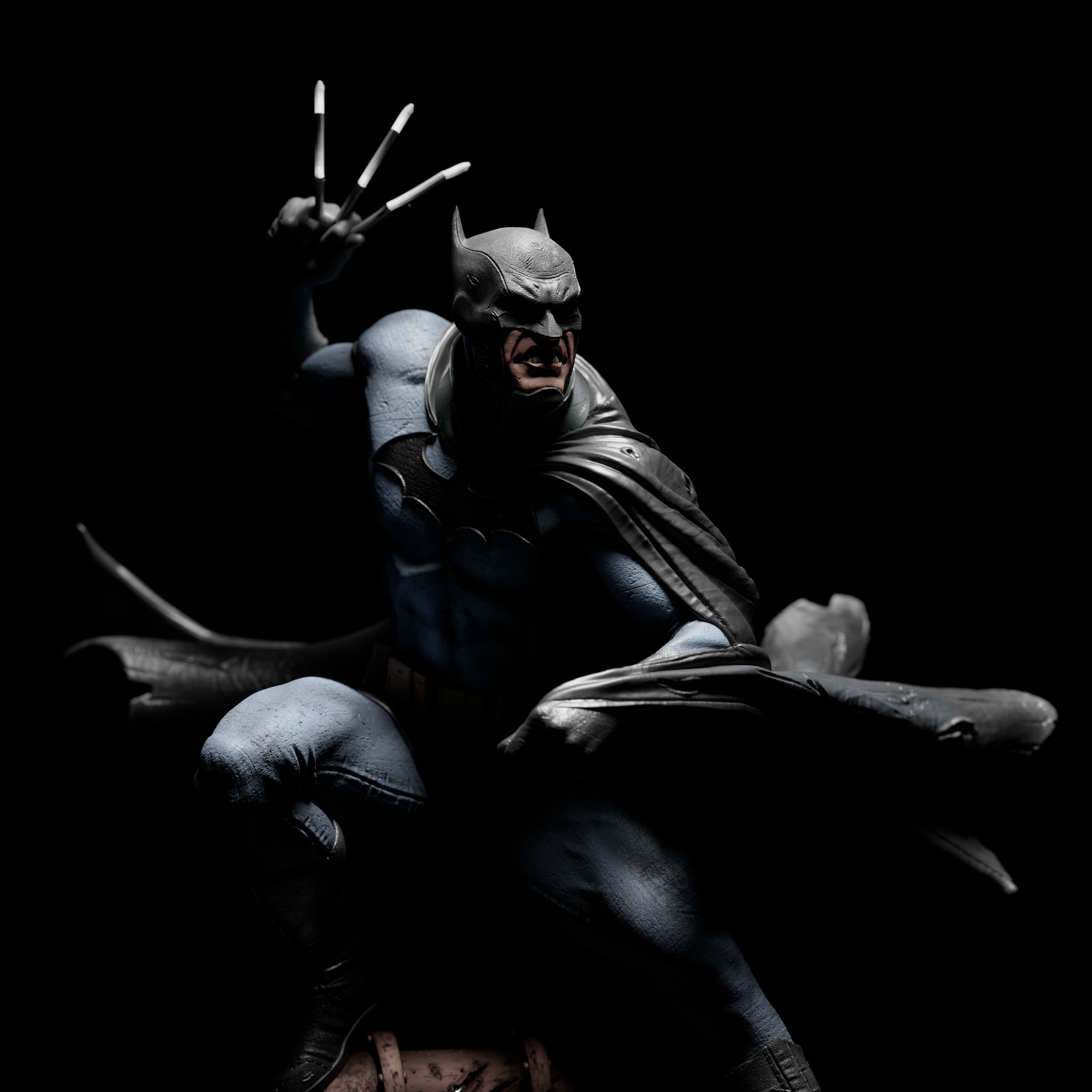 Batman Statue 3d Model 3d Printable Cgtrader