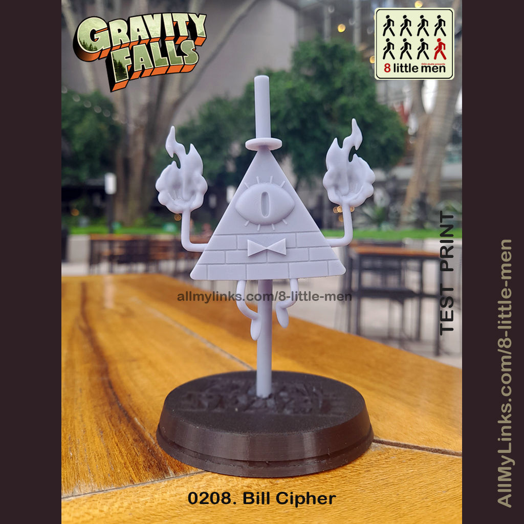 0208 Bill Cipher from Gravity Falls 3D model 3D printable | CGTrader