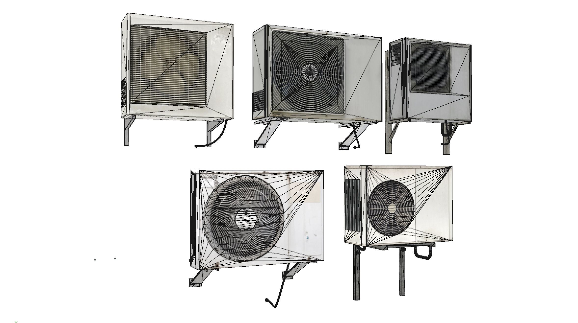 25 Air Conditioner Outdoor Units 3D model | CGTrader