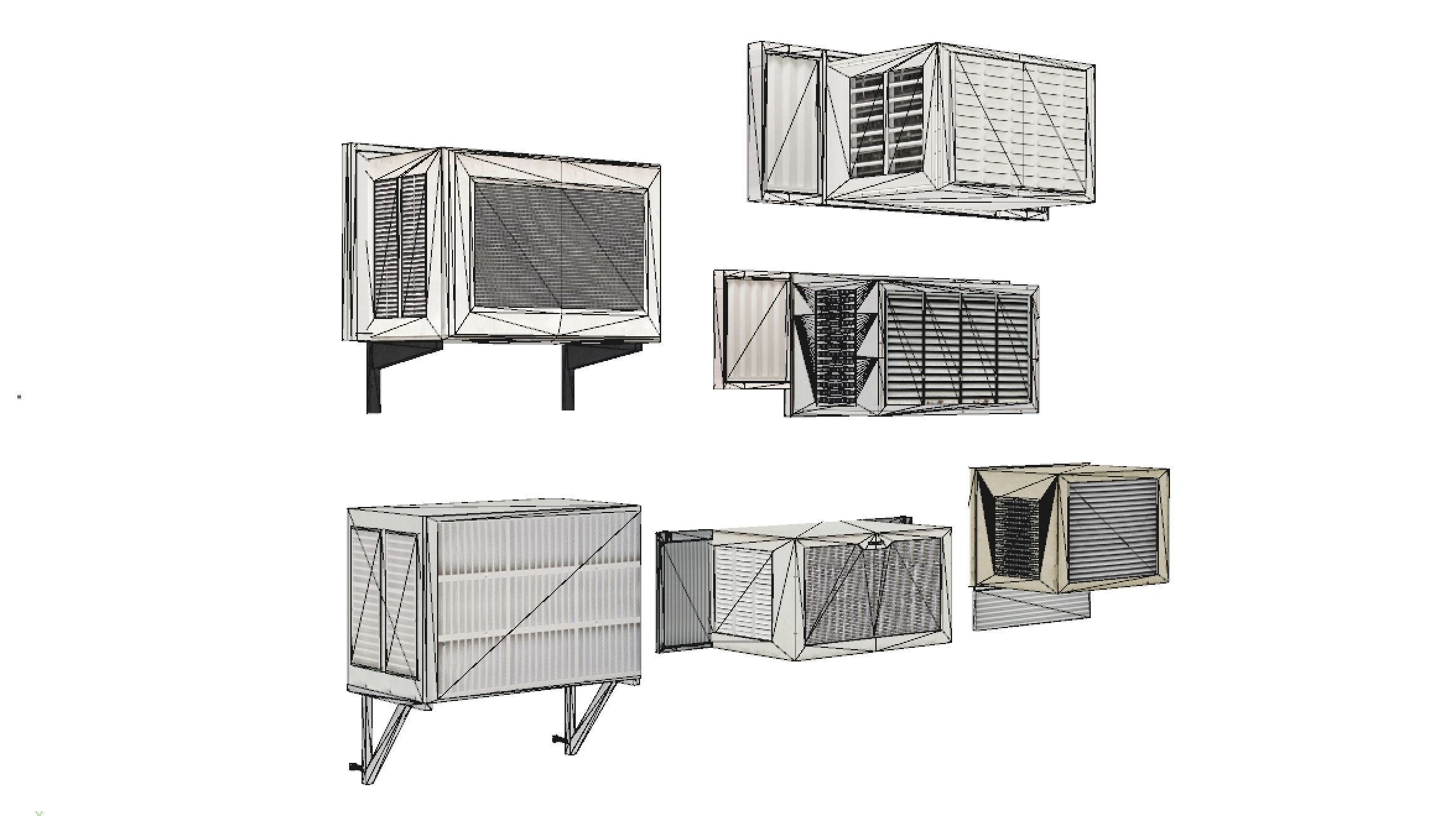 25 Air Conditioner Outdoor Units 3D model | CGTrader