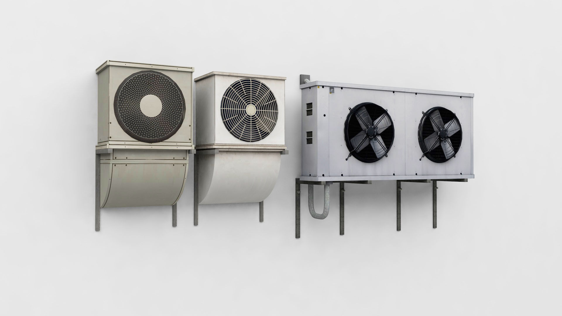 25 Air Conditioner Outdoor Units 3D model | CGTrader