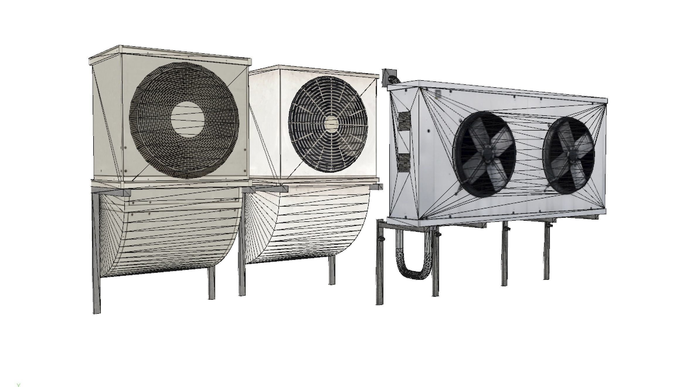 25 Air Conditioner Outdoor Units 3D model | CGTrader