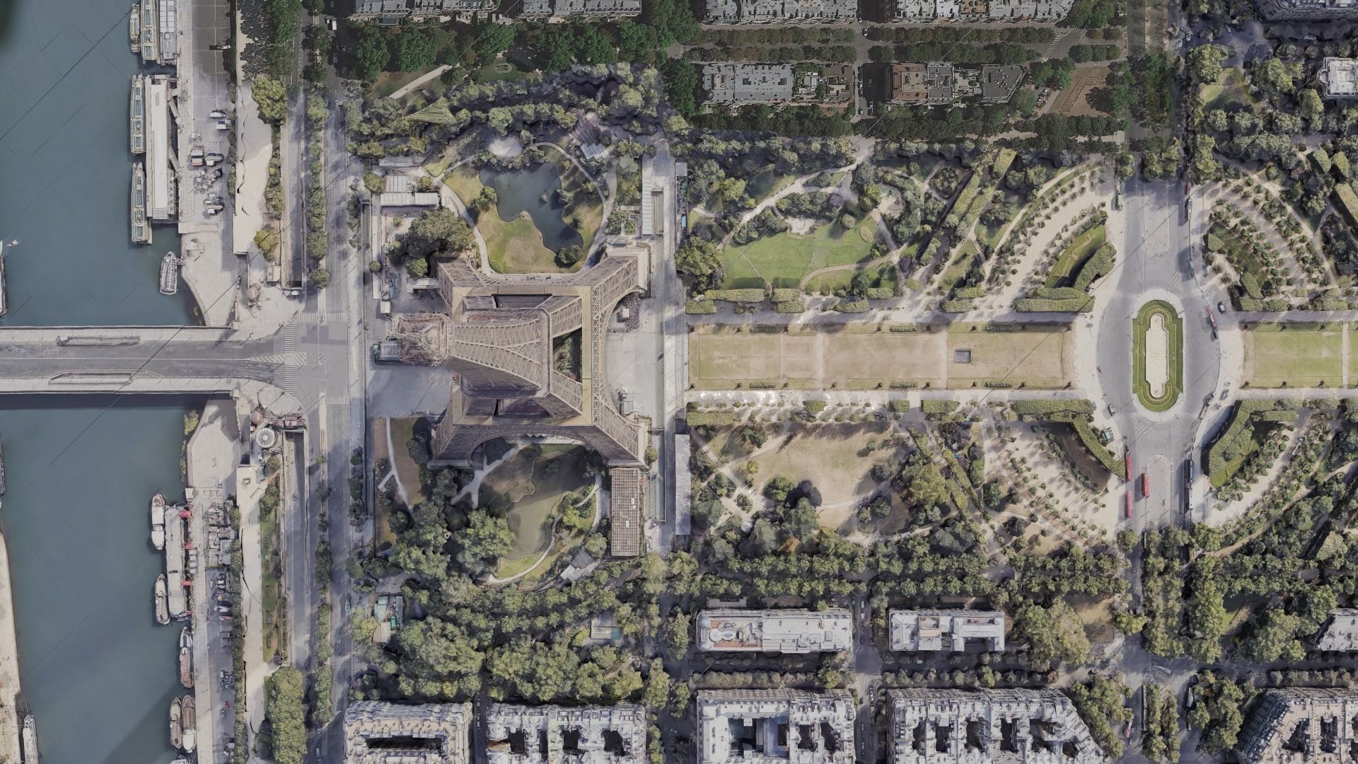 Paris City Eiffel Tower Realistic 3D model | CGTrader