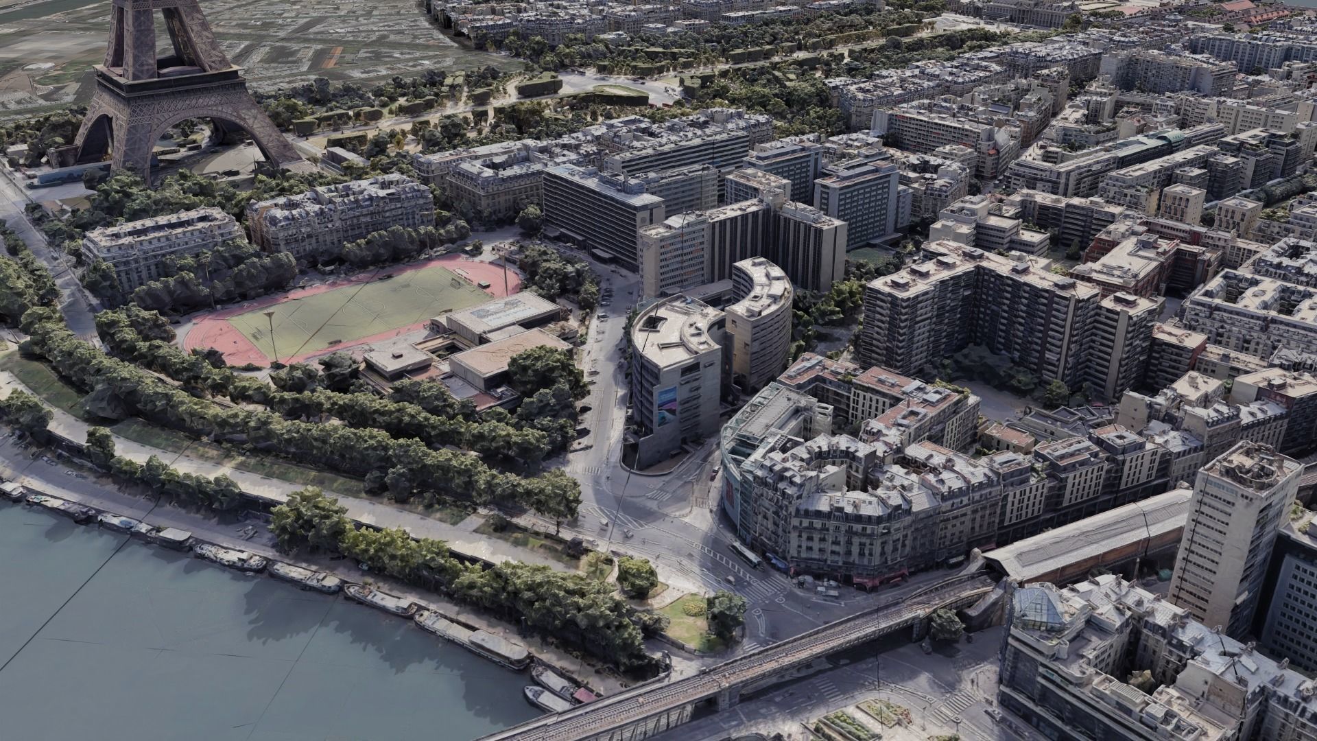 Paris City Eiffel Tower Realistic 3D model | CGTrader