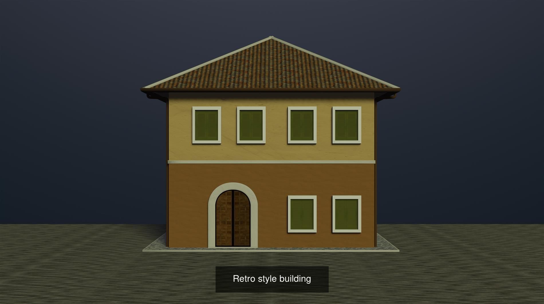 Retro and vintage building 3D Model Collection | CGTrader
