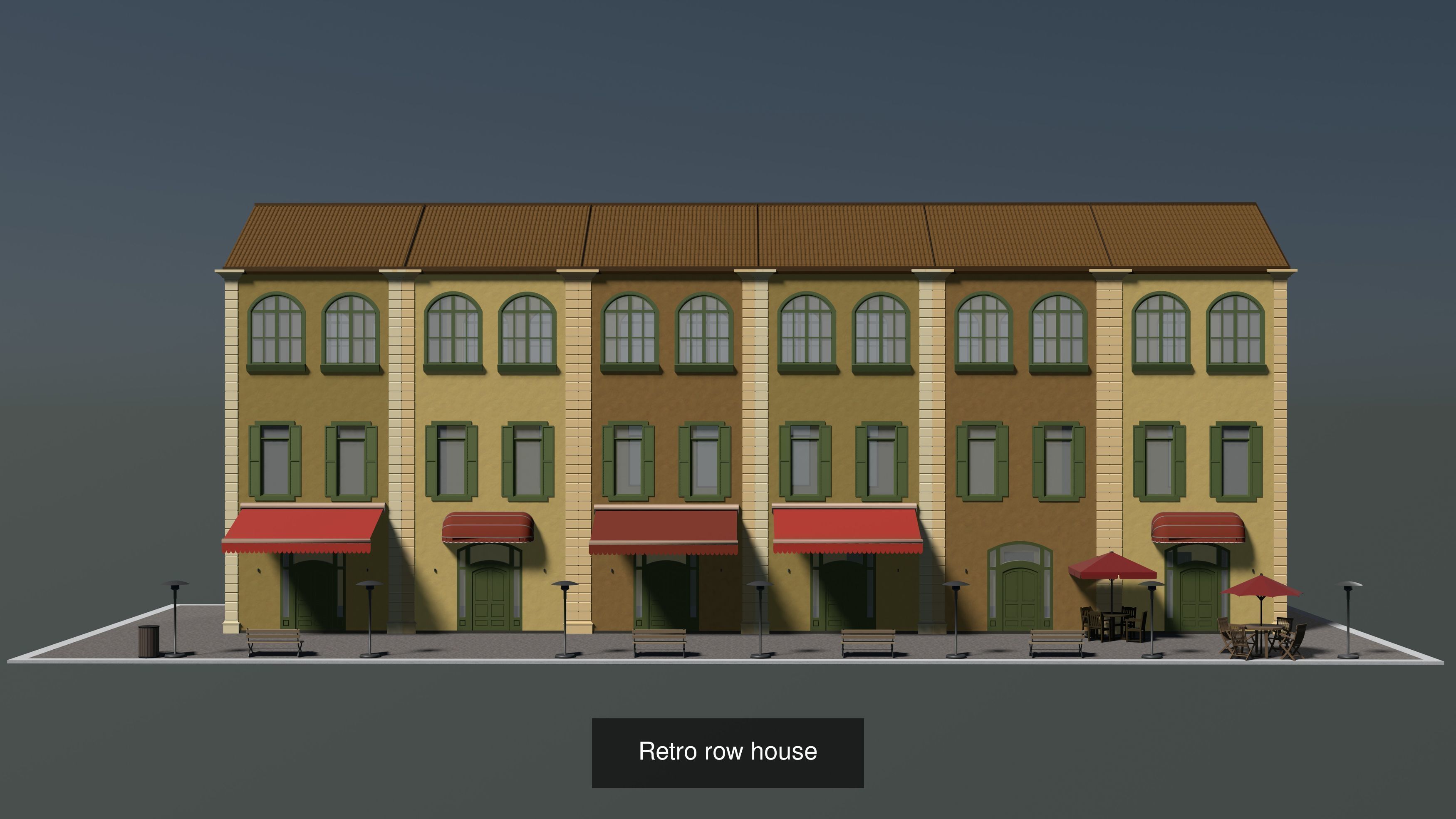 Retro and vintage building 3D Model Collection | CGTrader