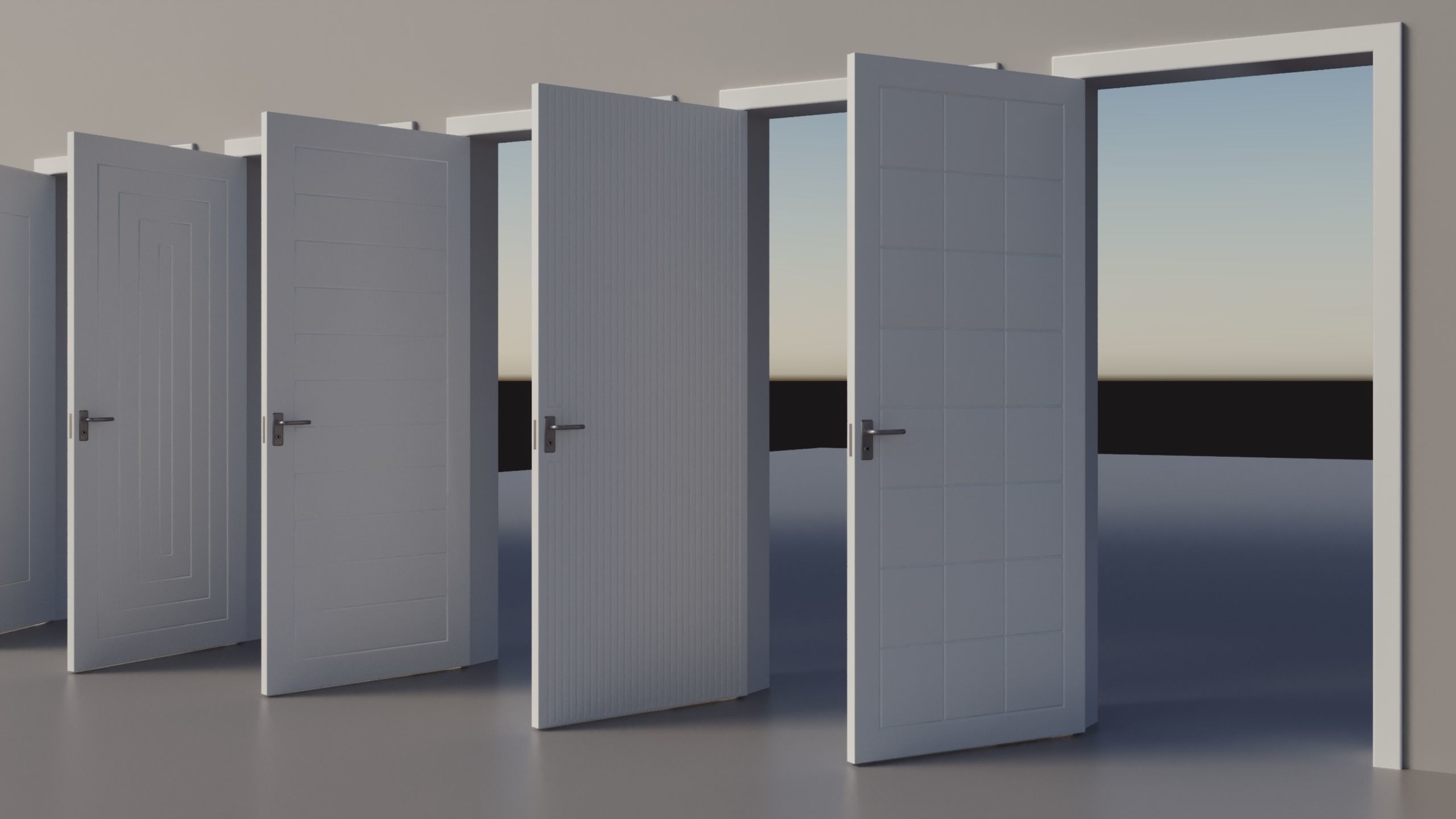 Interior Door Design 1-30 3D model | CGTrader
