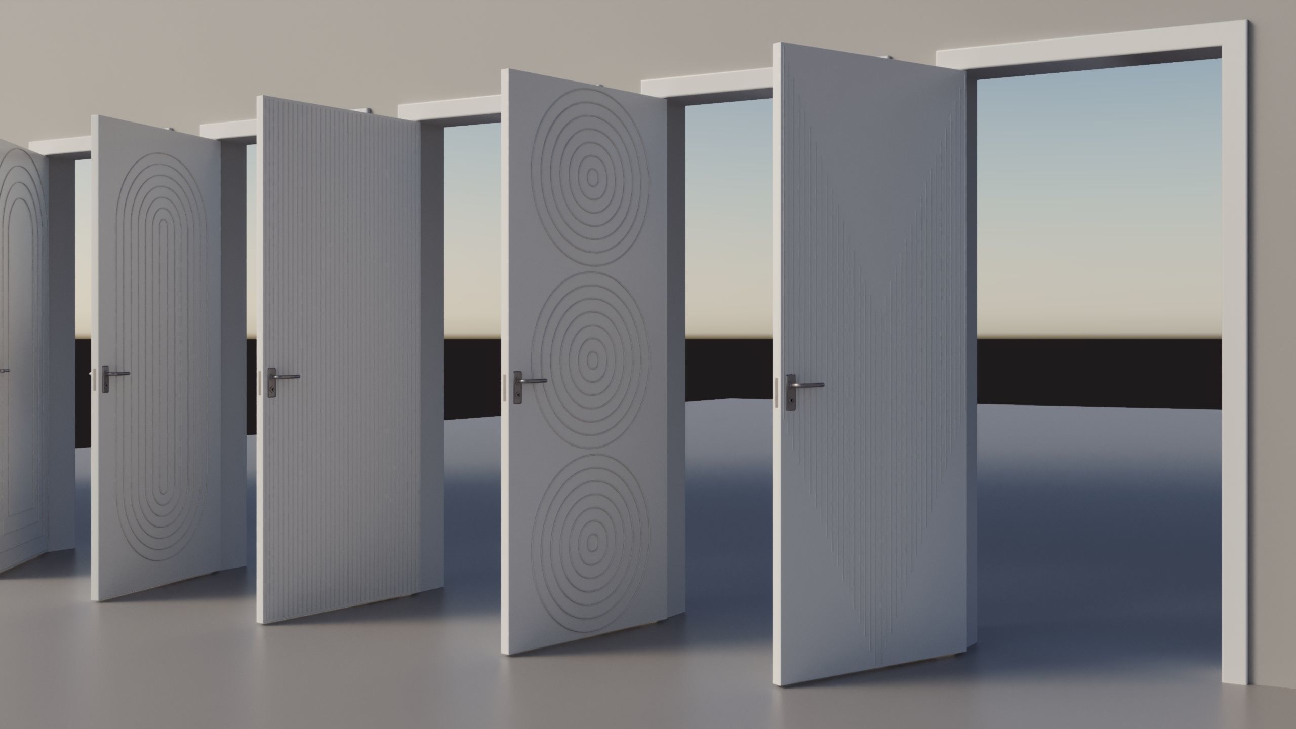 Interior Door Design 1-30 3D model | CGTrader