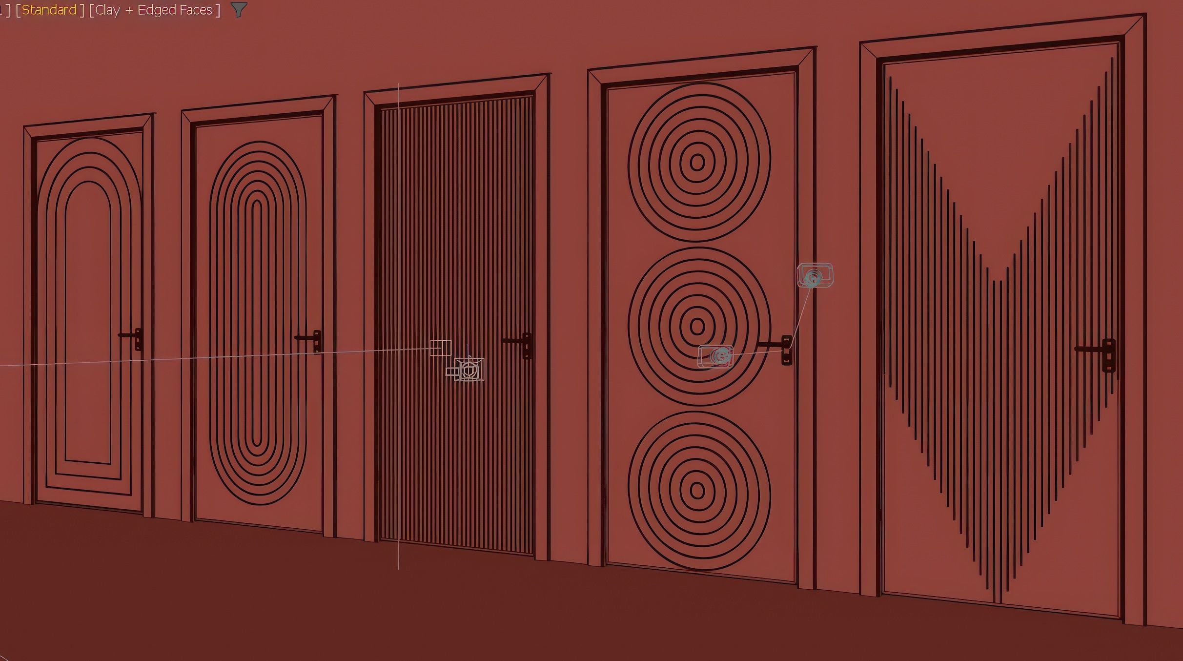 Interior Door Design 1-30 3D model | CGTrader