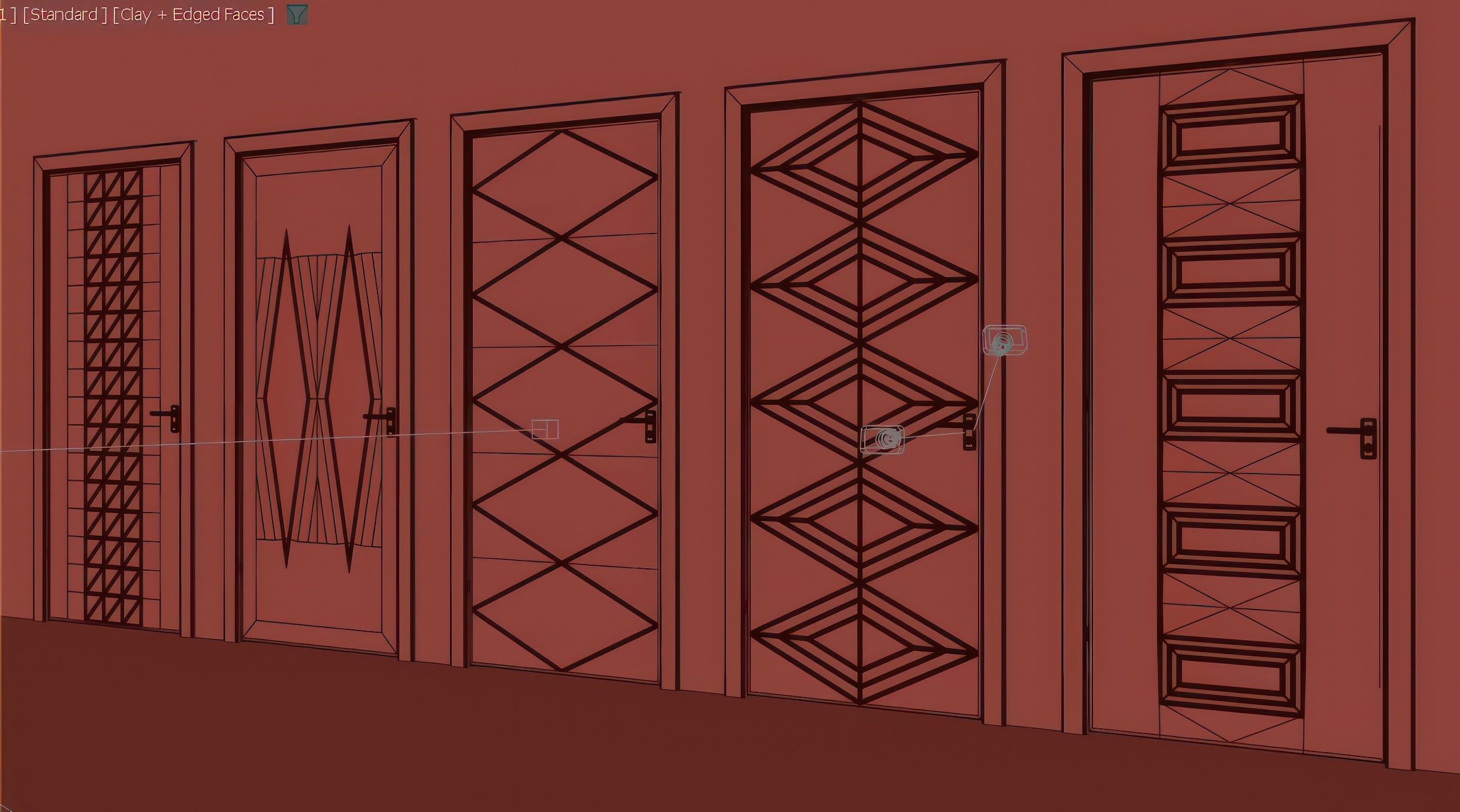 Interior Door Design 1-30 3D model | CGTrader