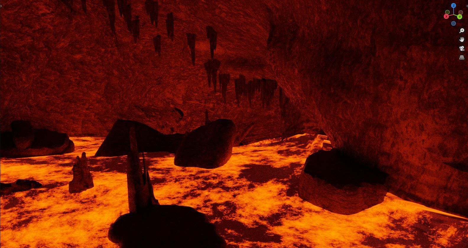 Lava Cave 3D Model free 3D model | CGTrader