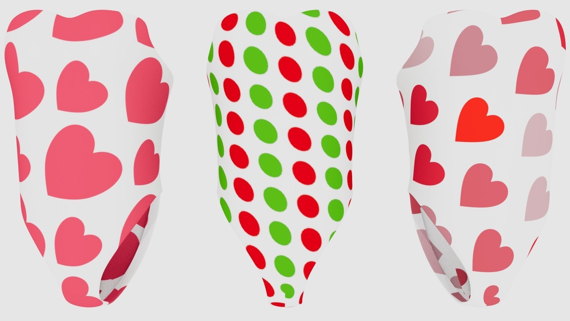 3d Model Swimsuits 3d Models Asset Vr Ar Low Poly Cgtrader