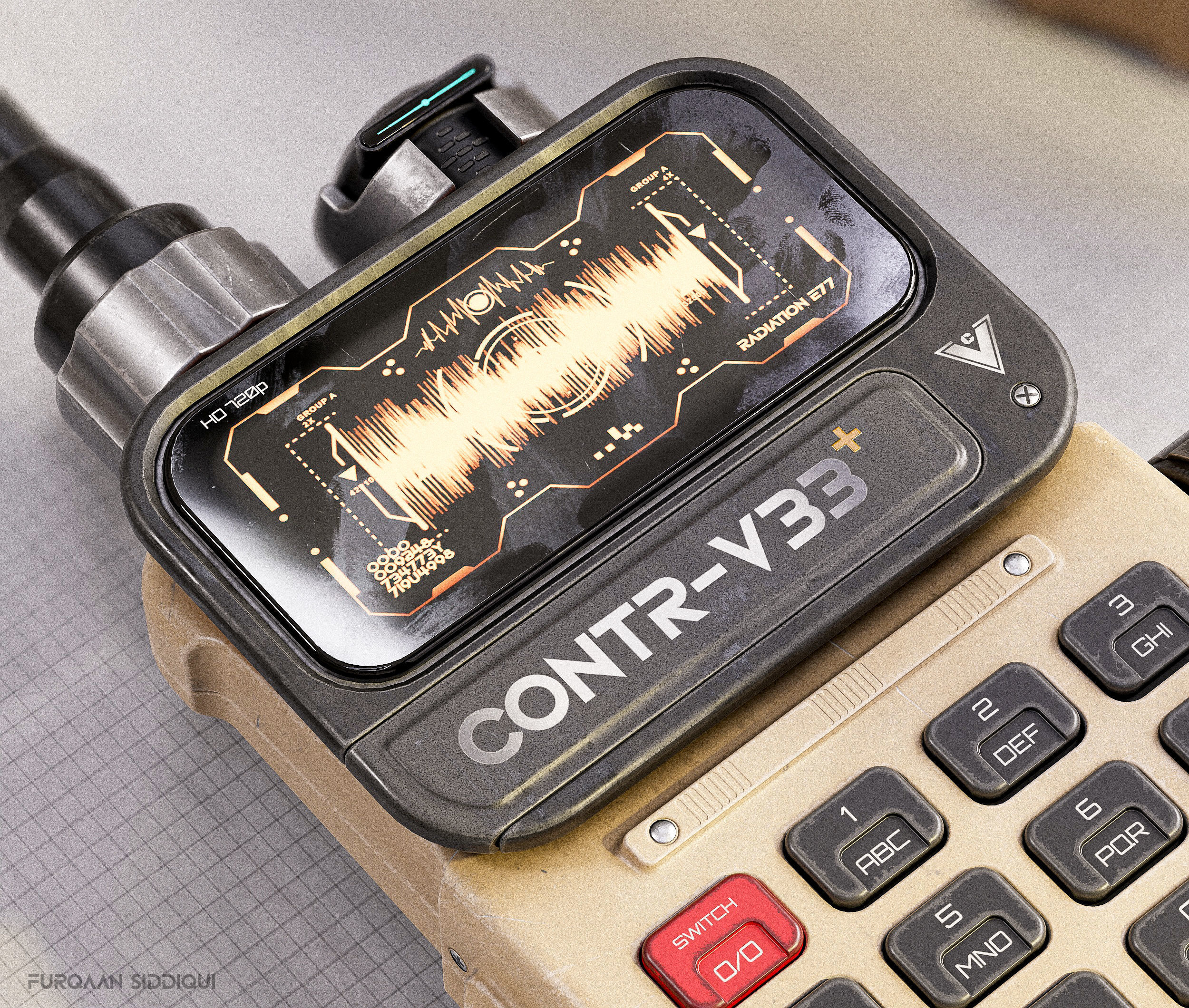 3D model Sci-fi Controller V33 PBR VR / AR / low-poly | CGTrader