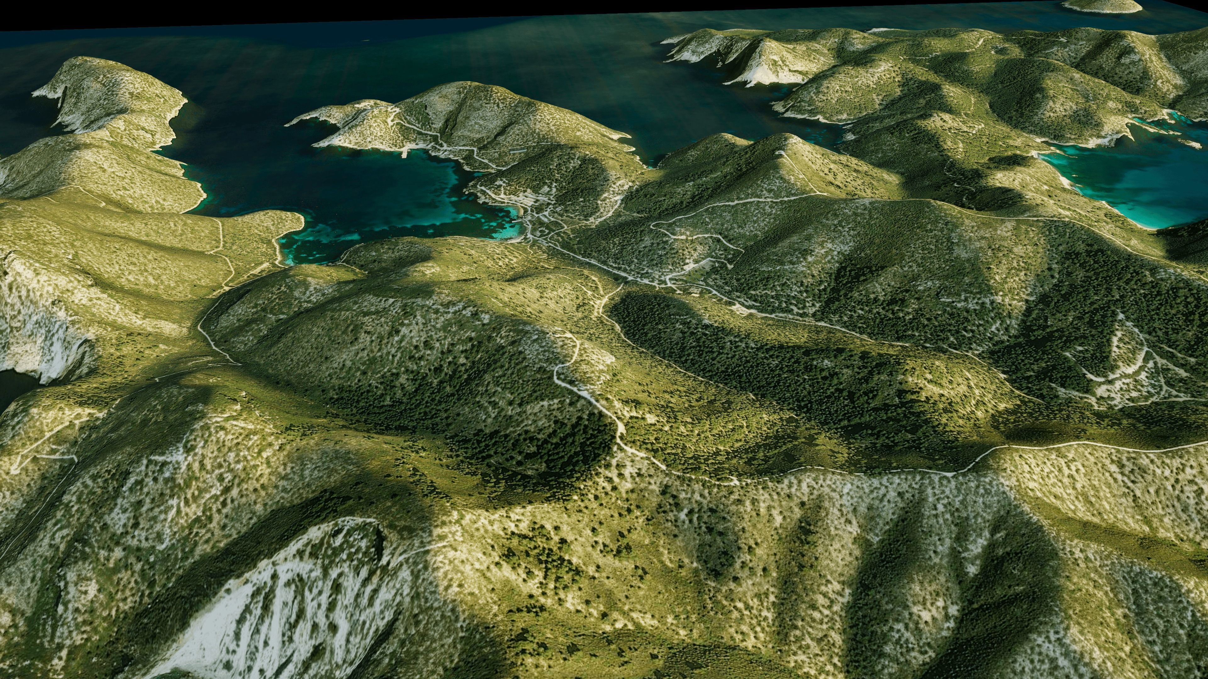 3D model Cabrera Island 3d model terrain VR / AR / low-poly | CGTrader
