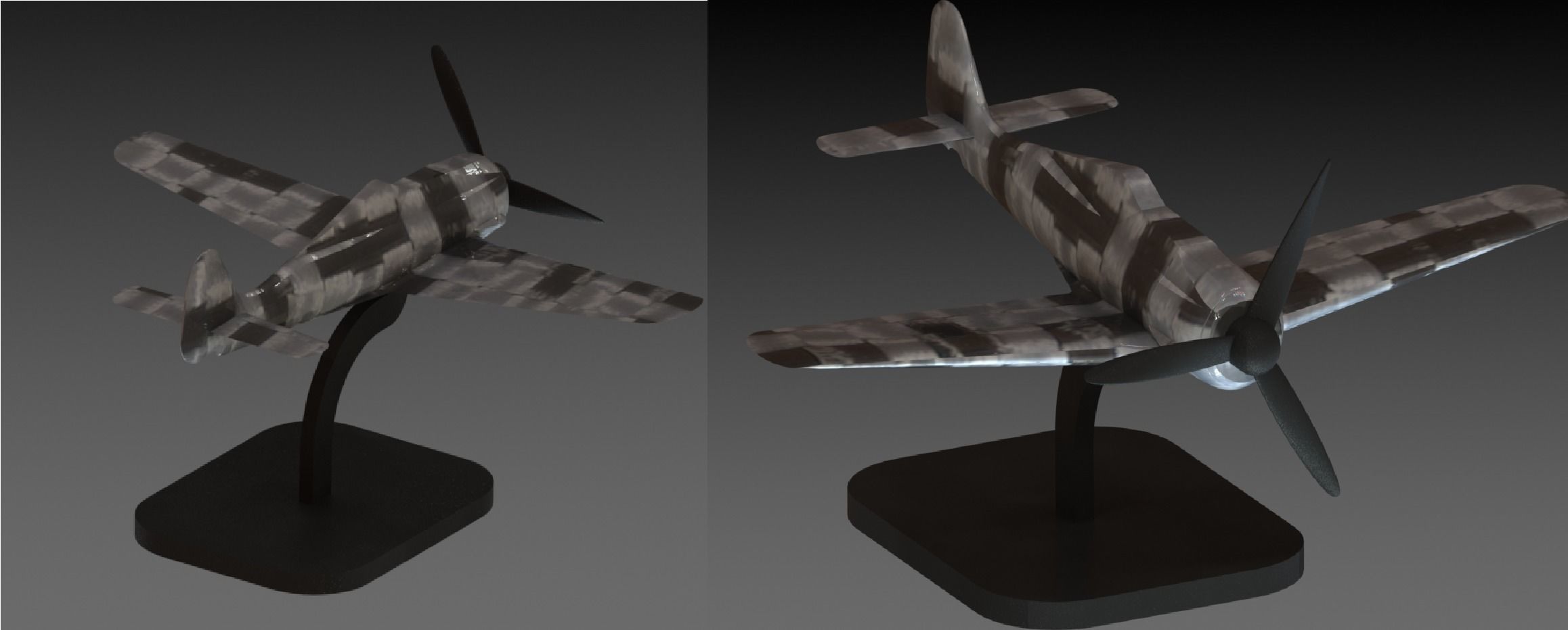 German World War II fighter aircraft 3D model 3D printable | CGTrader