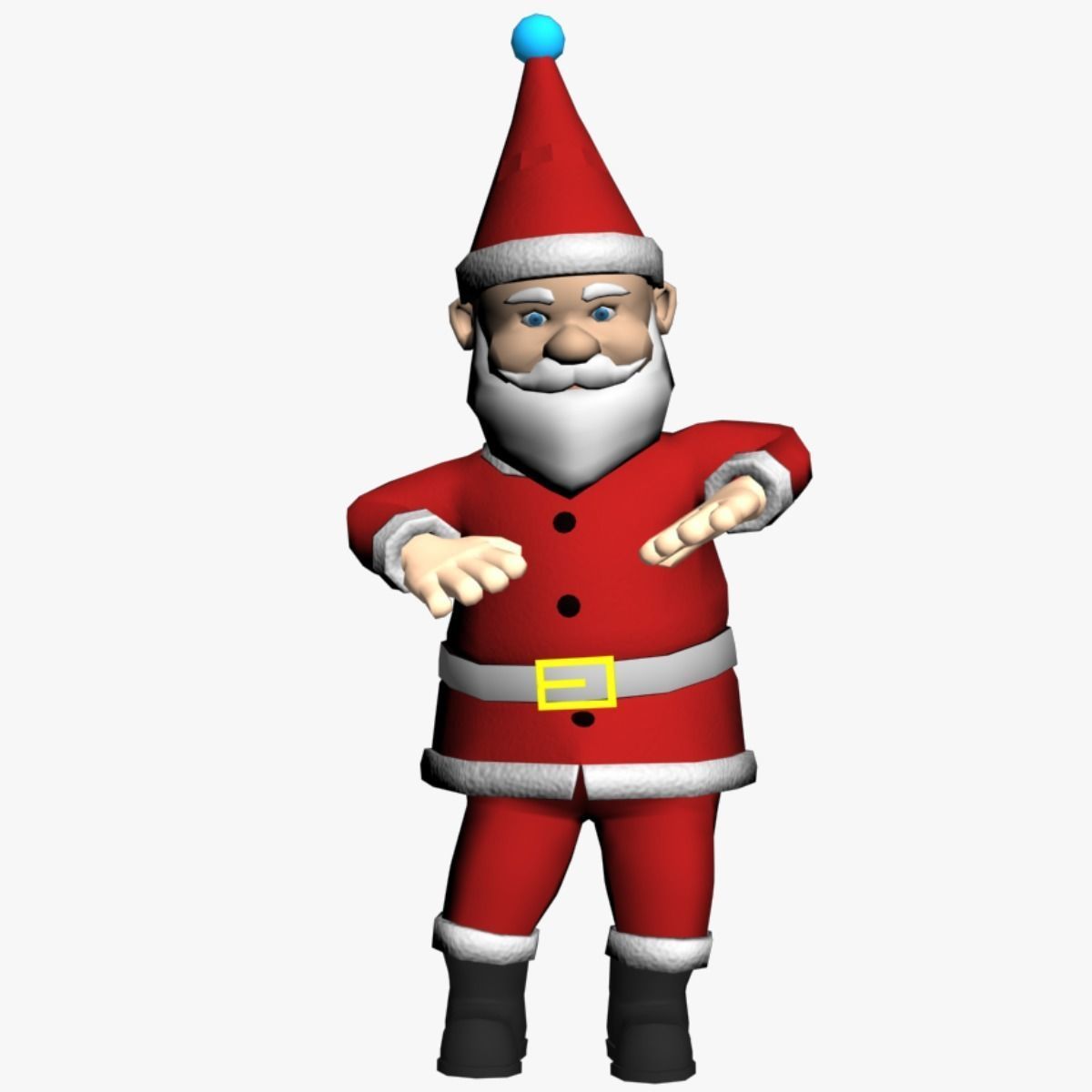 Santa Claus Christmas Dance Animated 3D model 3D model animated rigged ...
