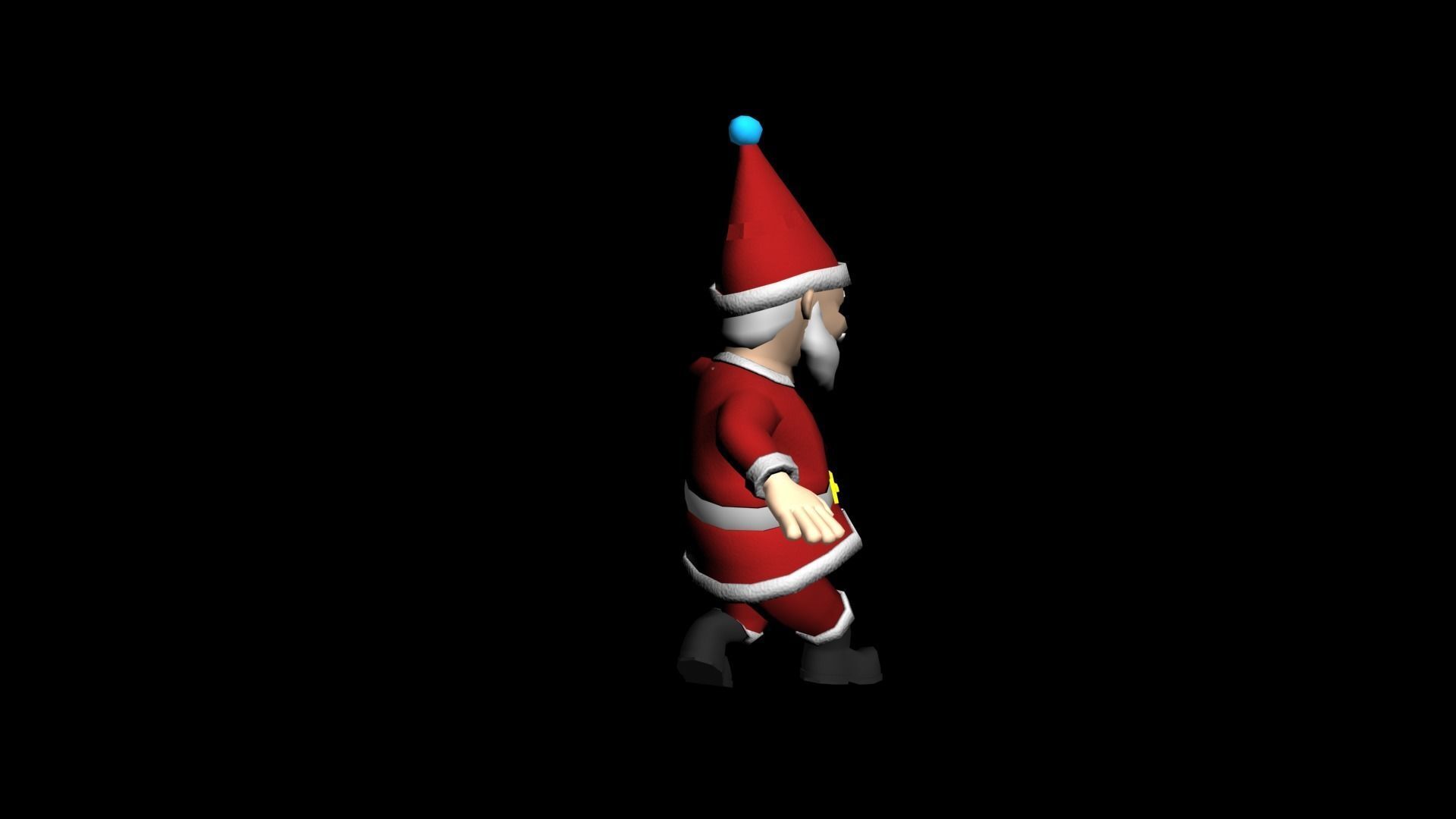 Santa Claus Christmas Dance Animated 3D model 3D model animated rigged ...