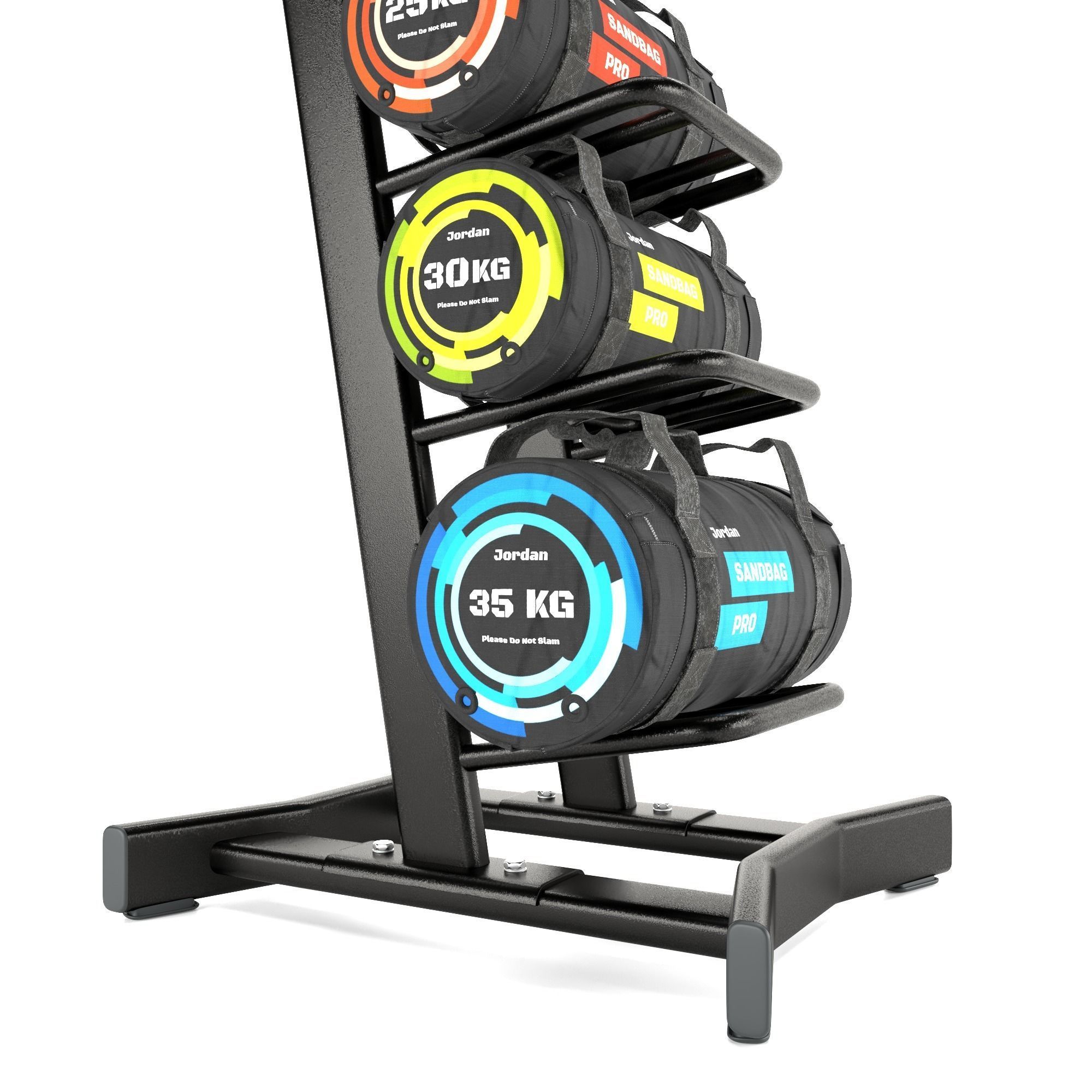 3D model Sandbag Rack Gym Equipment VR / AR / low-poly | CGTrader