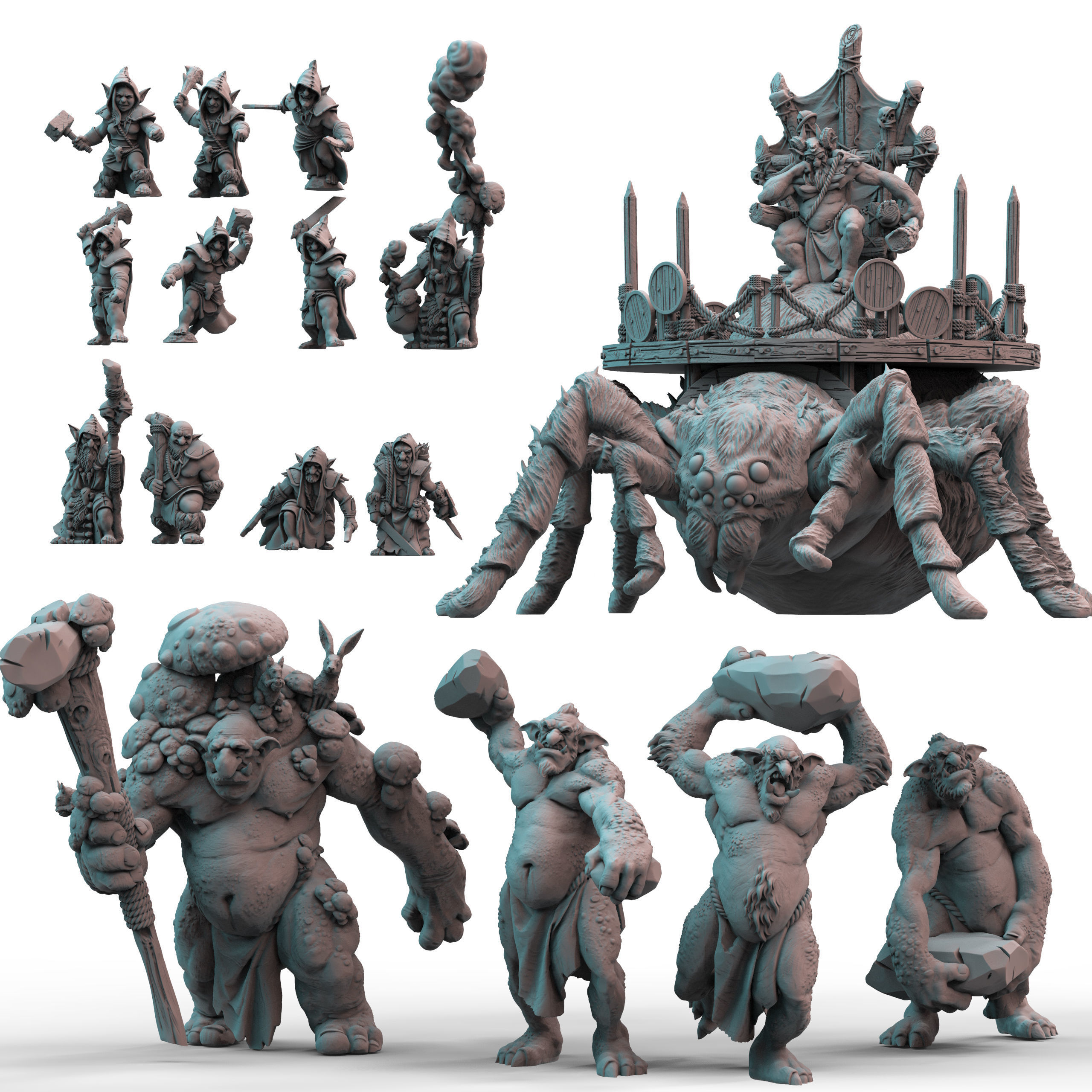 Goblins Collection 1 3D model 3D printable | CGTrader