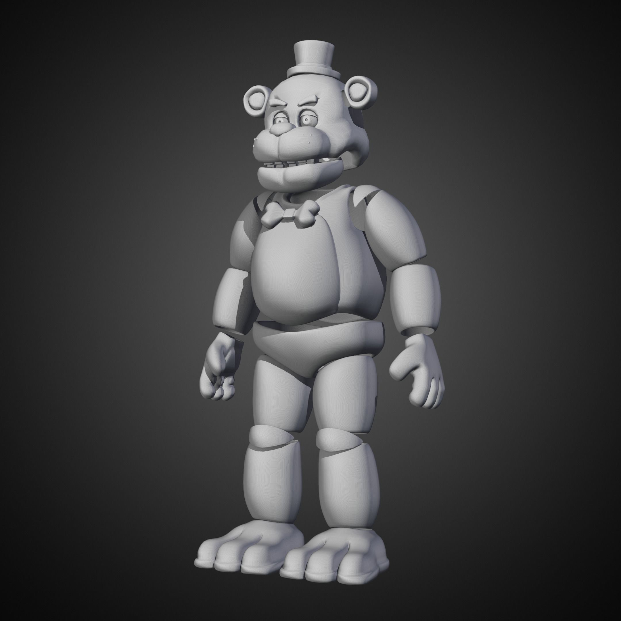 Five Nights at Freddys Freddy Full Costume for Cosplay 3D model 3D ...