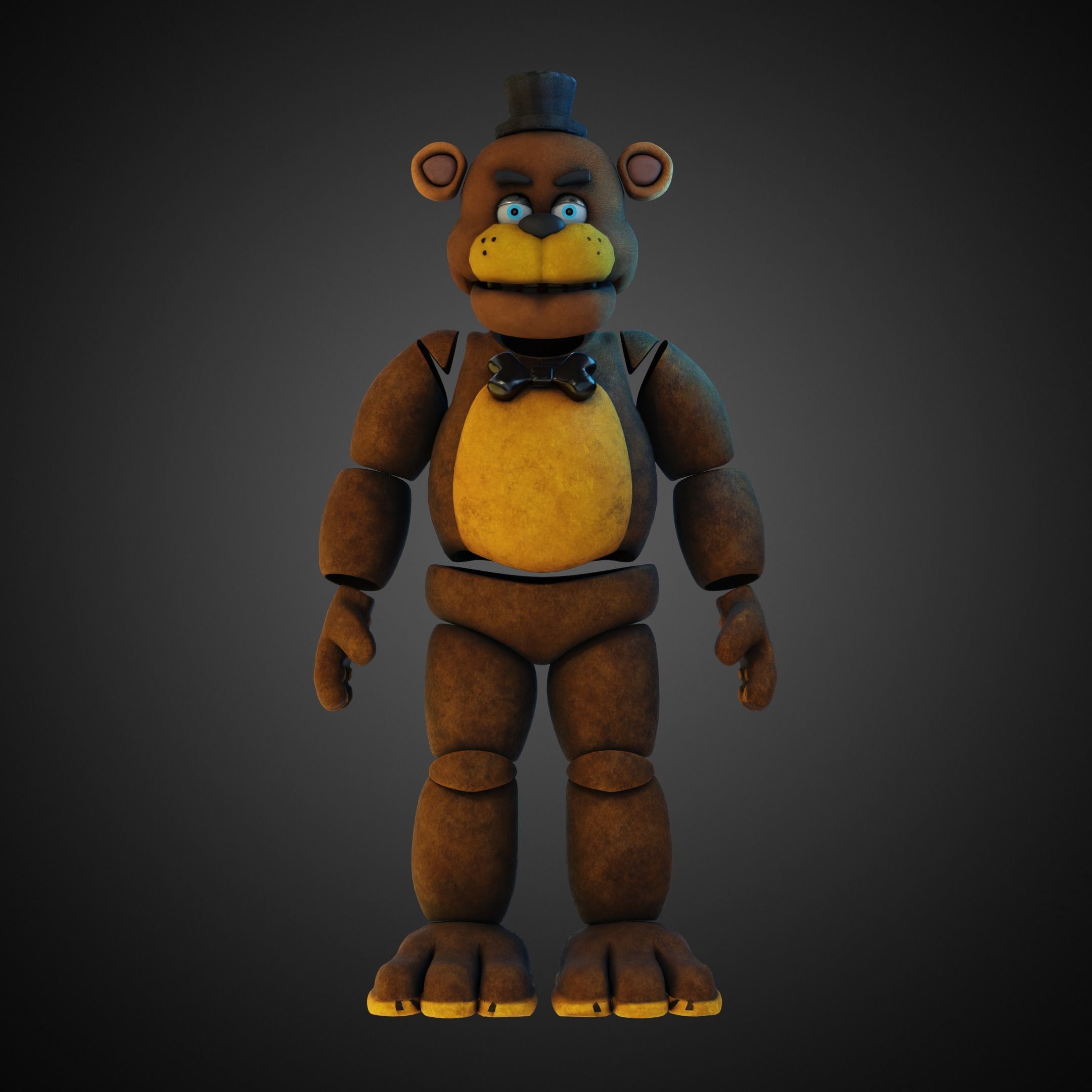 Five Nights at Freddys Freddy Full Costume for Cosplay 3D model 3D ...