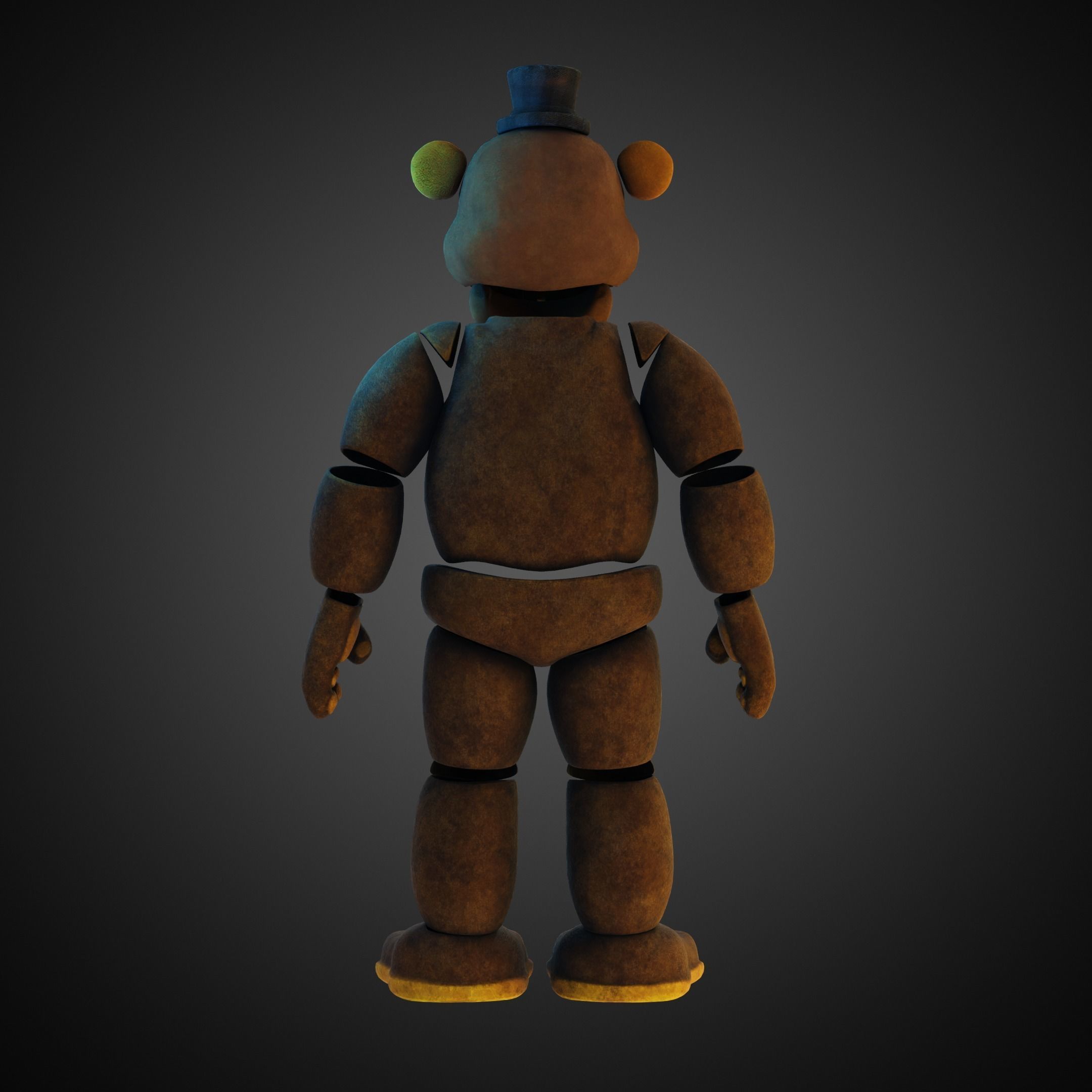 Five Nights at Freddys Freddy Full Costume for Cosplay 3D model 3D ...