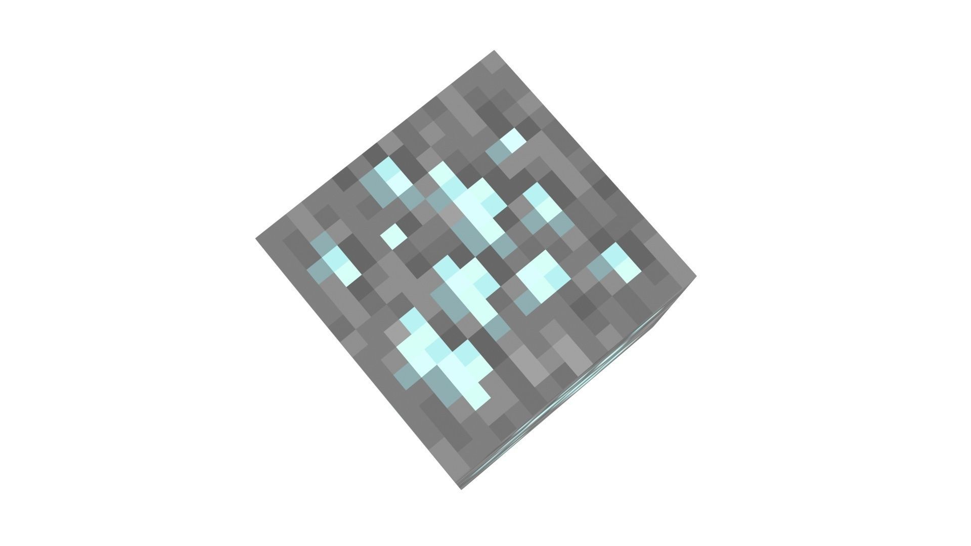 3D model Minecraft Diamonds VR / AR / low-poly | CGTrader