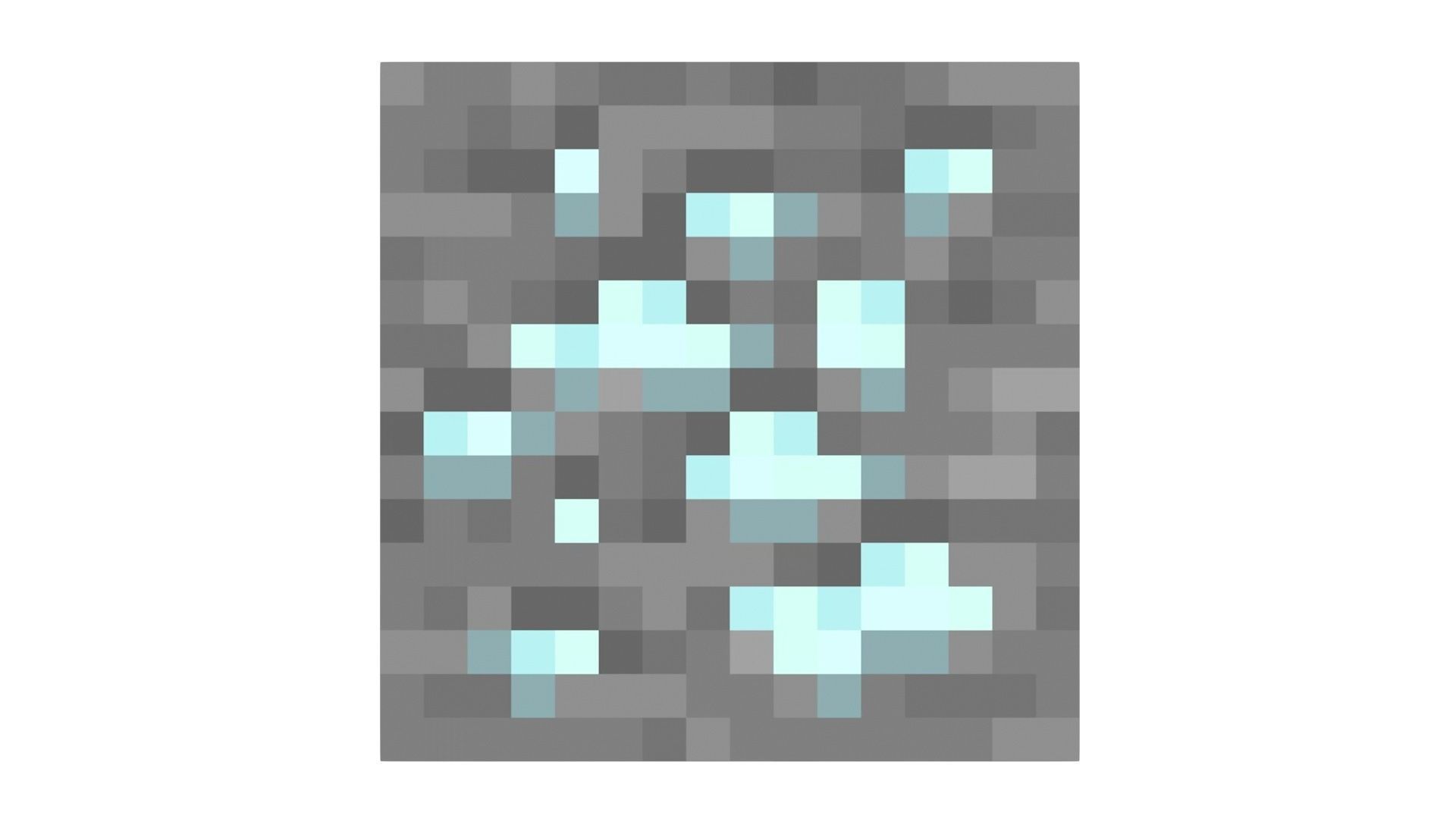 3D model Minecraft Diamonds VR / AR / low-poly | CGTrader