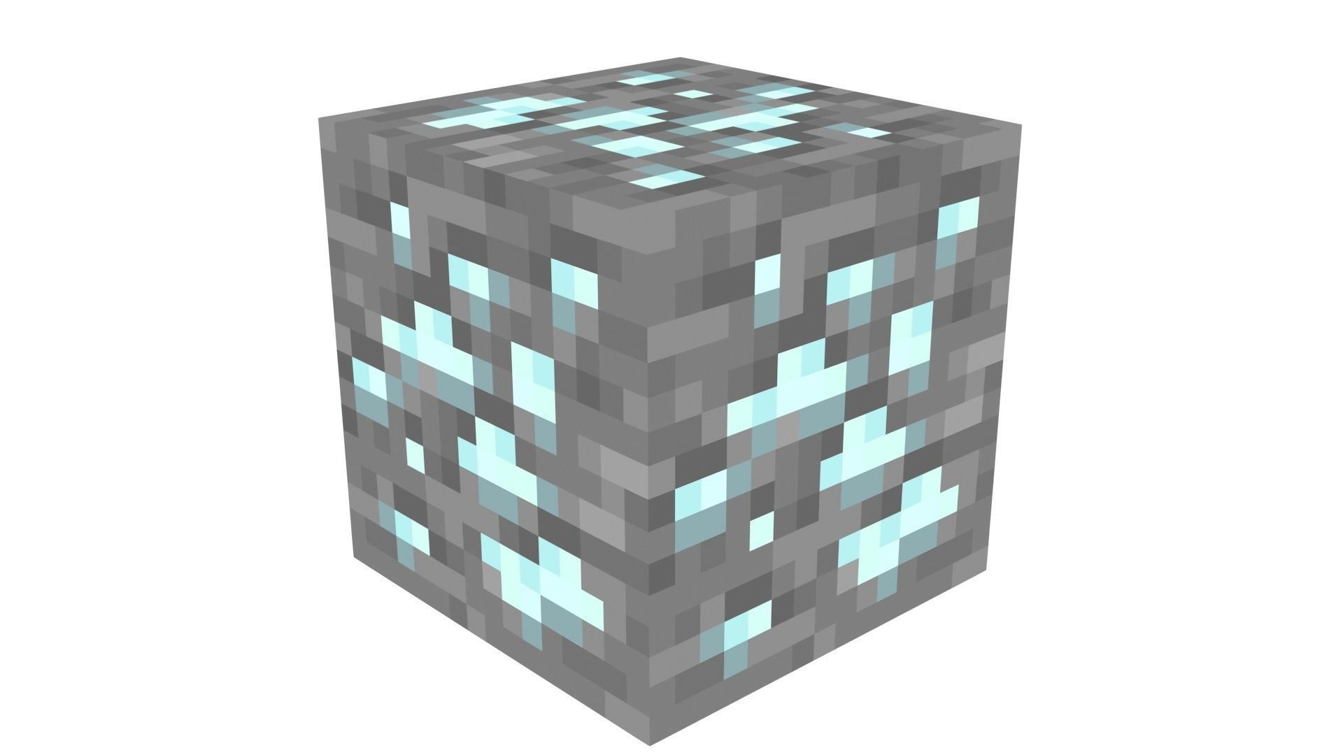 3D model Minecraft Diamonds VR / AR / low-poly | CGTrader