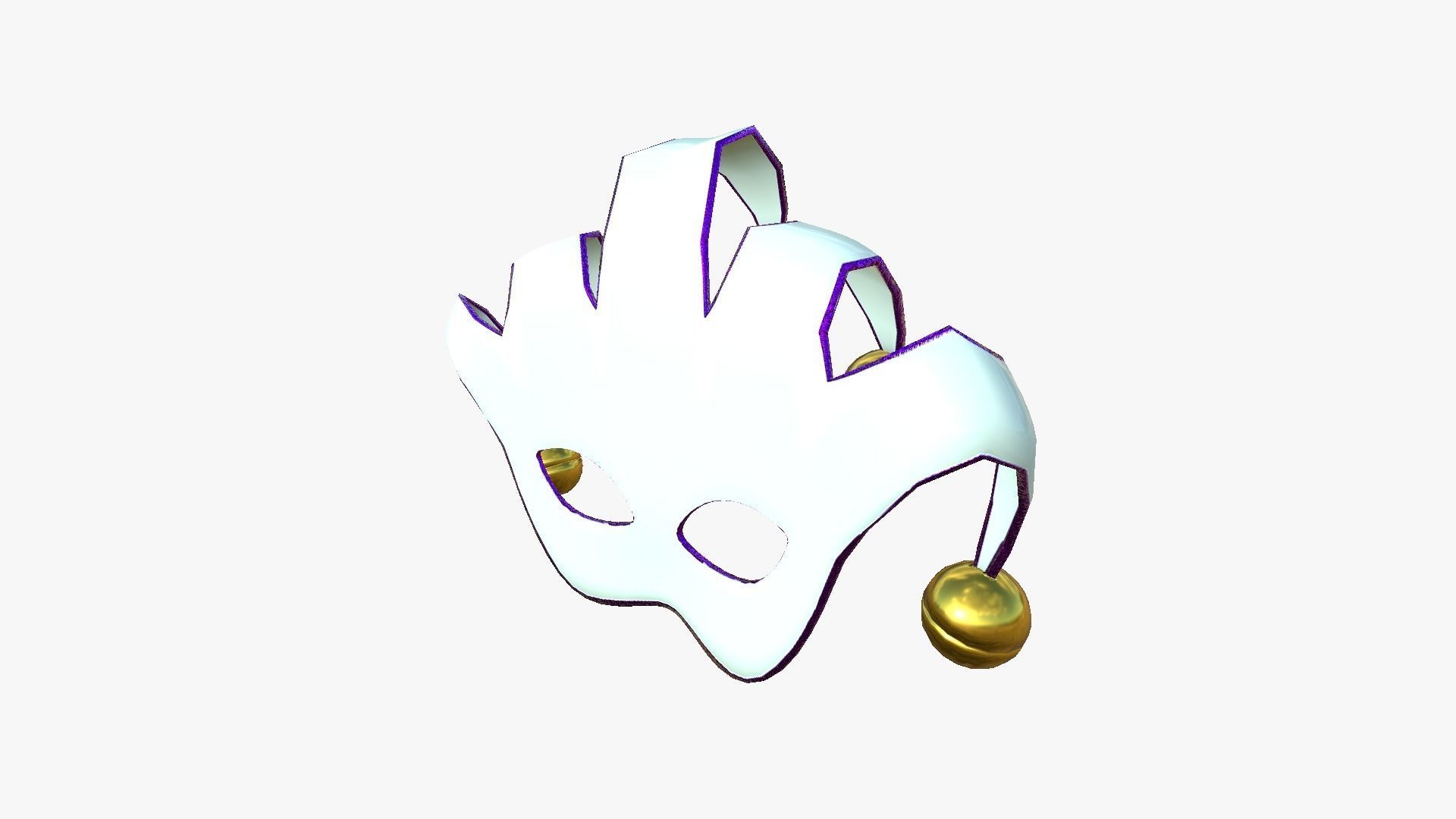 3D model Carnival Mask H04 Colored - Costume Character Design VR / AR ...