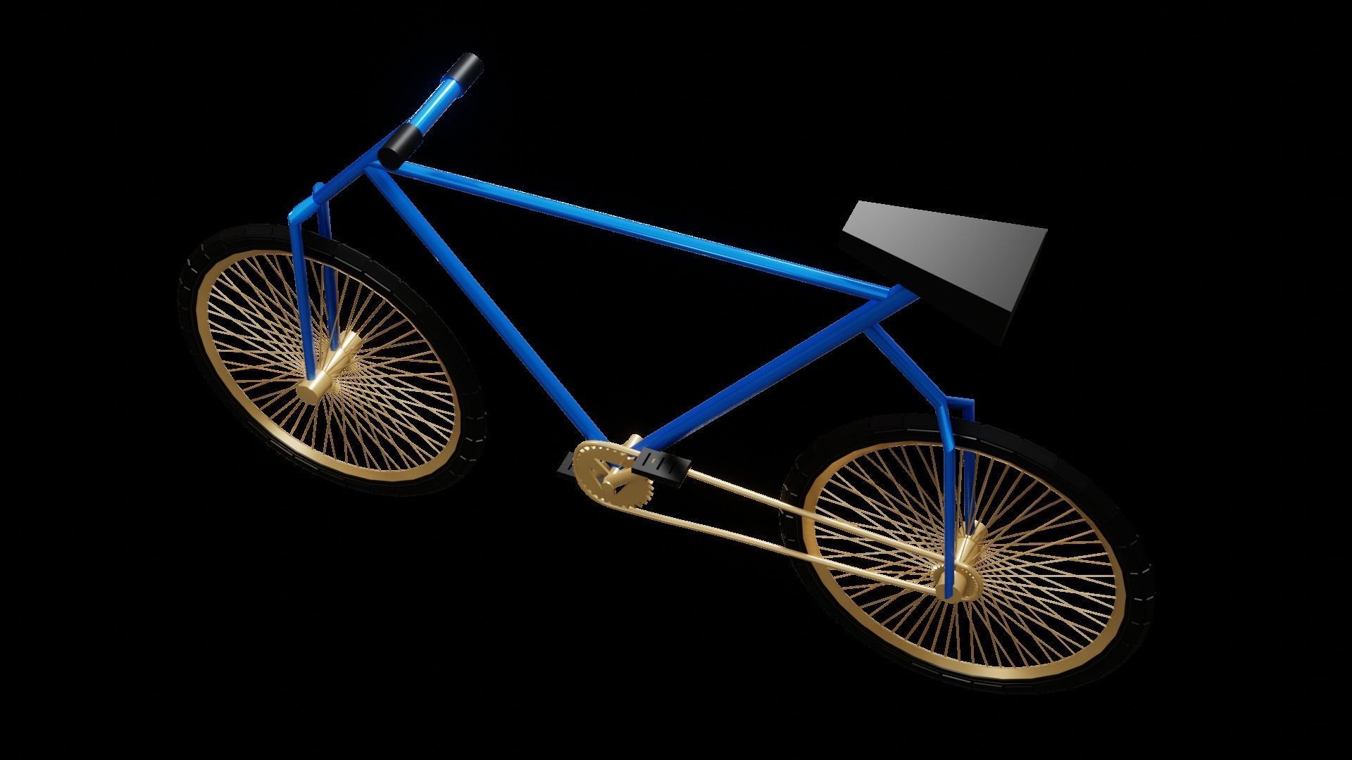 Free Low-Poly Urban commuter Bicycle Model free 3D model | CGTrader
