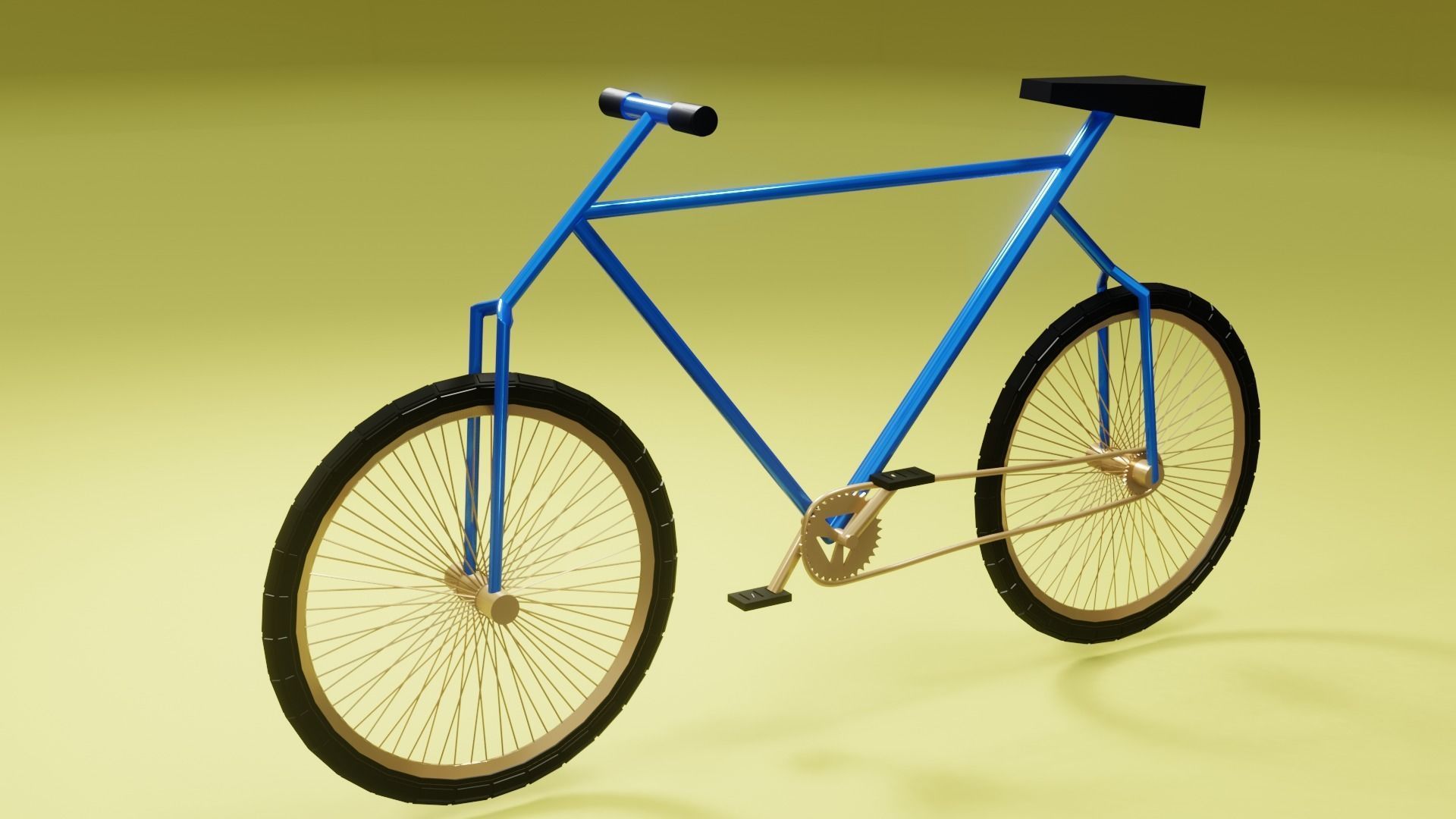 Free Low-Poly Urban commuter Bicycle Model free 3D model | CGTrader