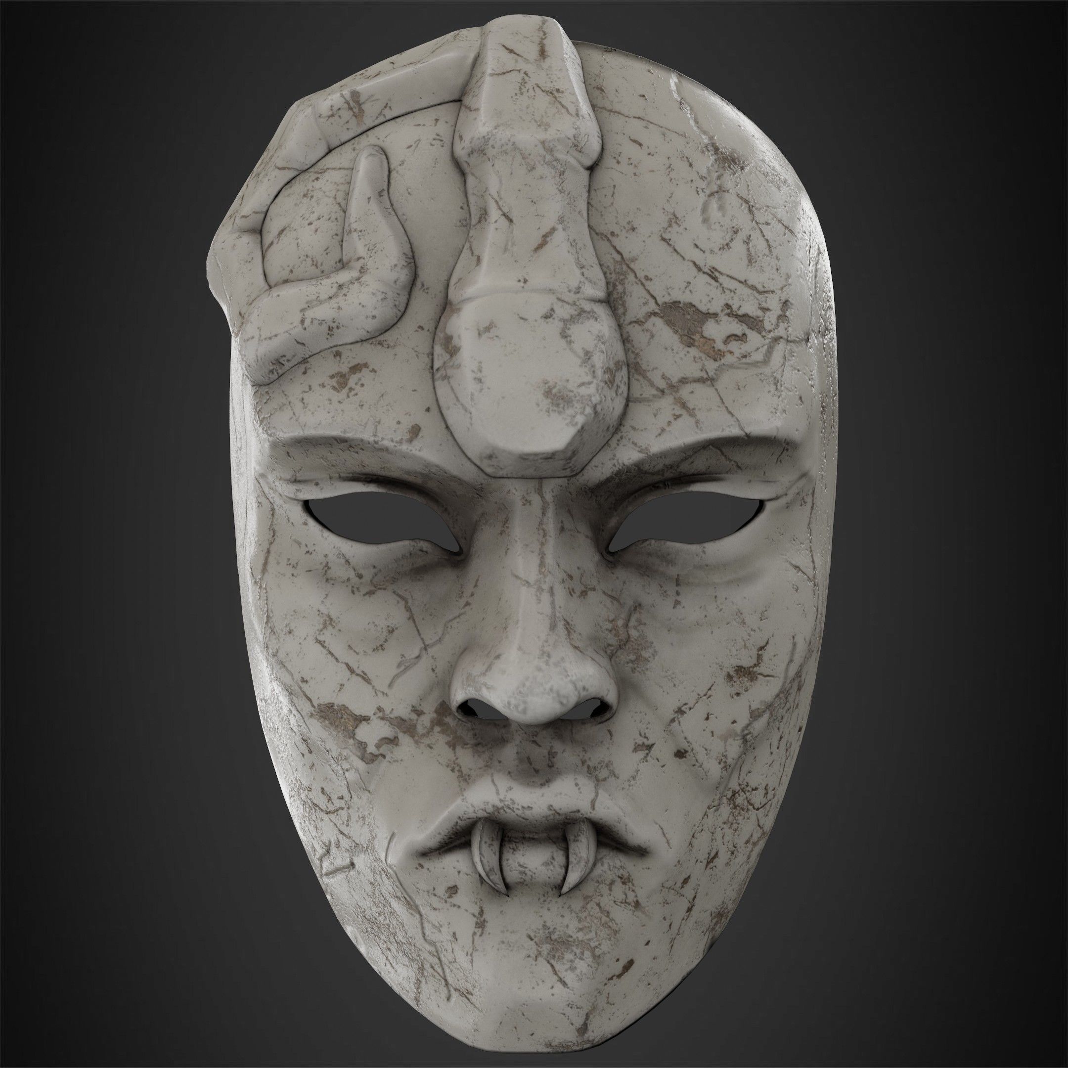 JoJo Vampire Stone Mask for Cosplay 3D model 3D printable | CGTrader