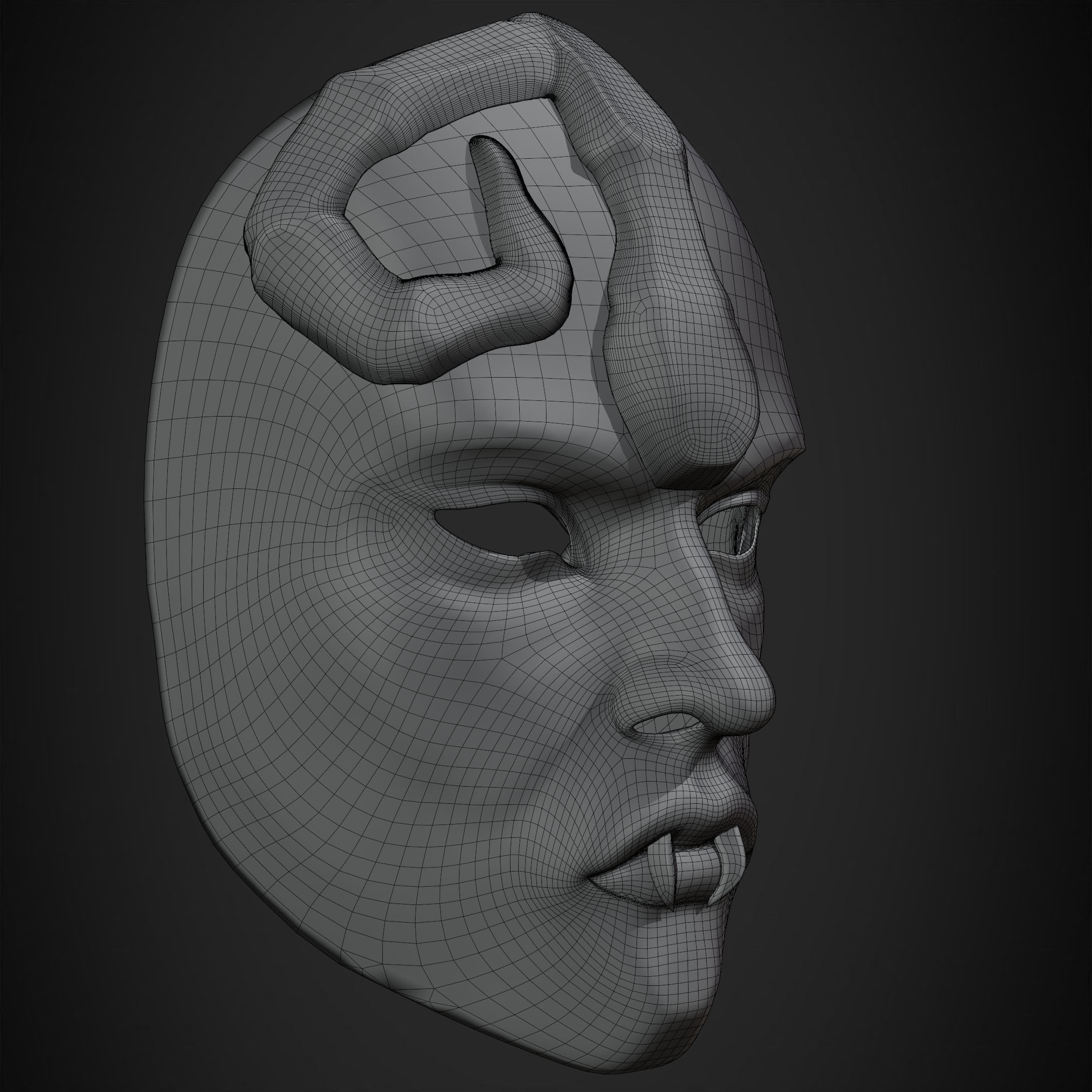JoJo Vampire Stone Mask for Cosplay 3D model 3D printable | CGTrader