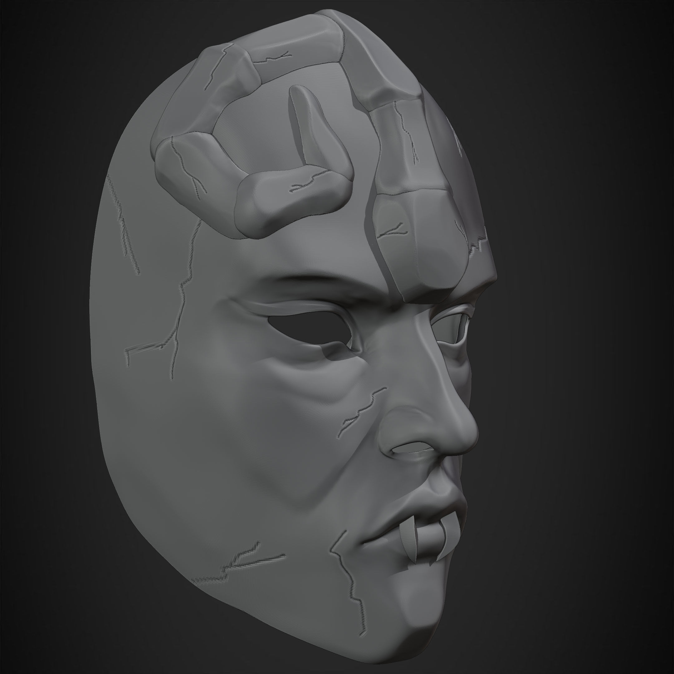 JoJo Vampire Stone Mask for Cosplay 3D model 3D printable | CGTrader