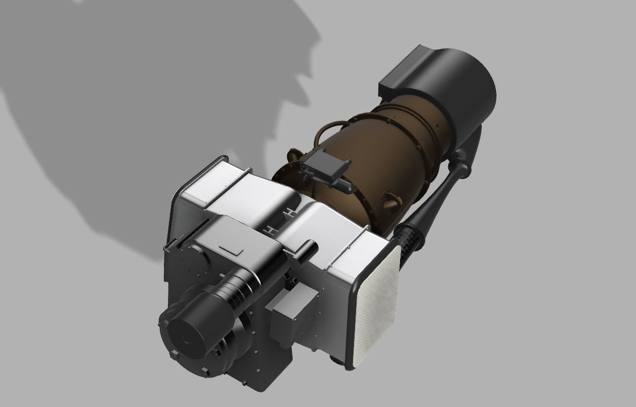 Turbomeca Alouette III 3 turbine for vario rc model helicopter 3D model ...