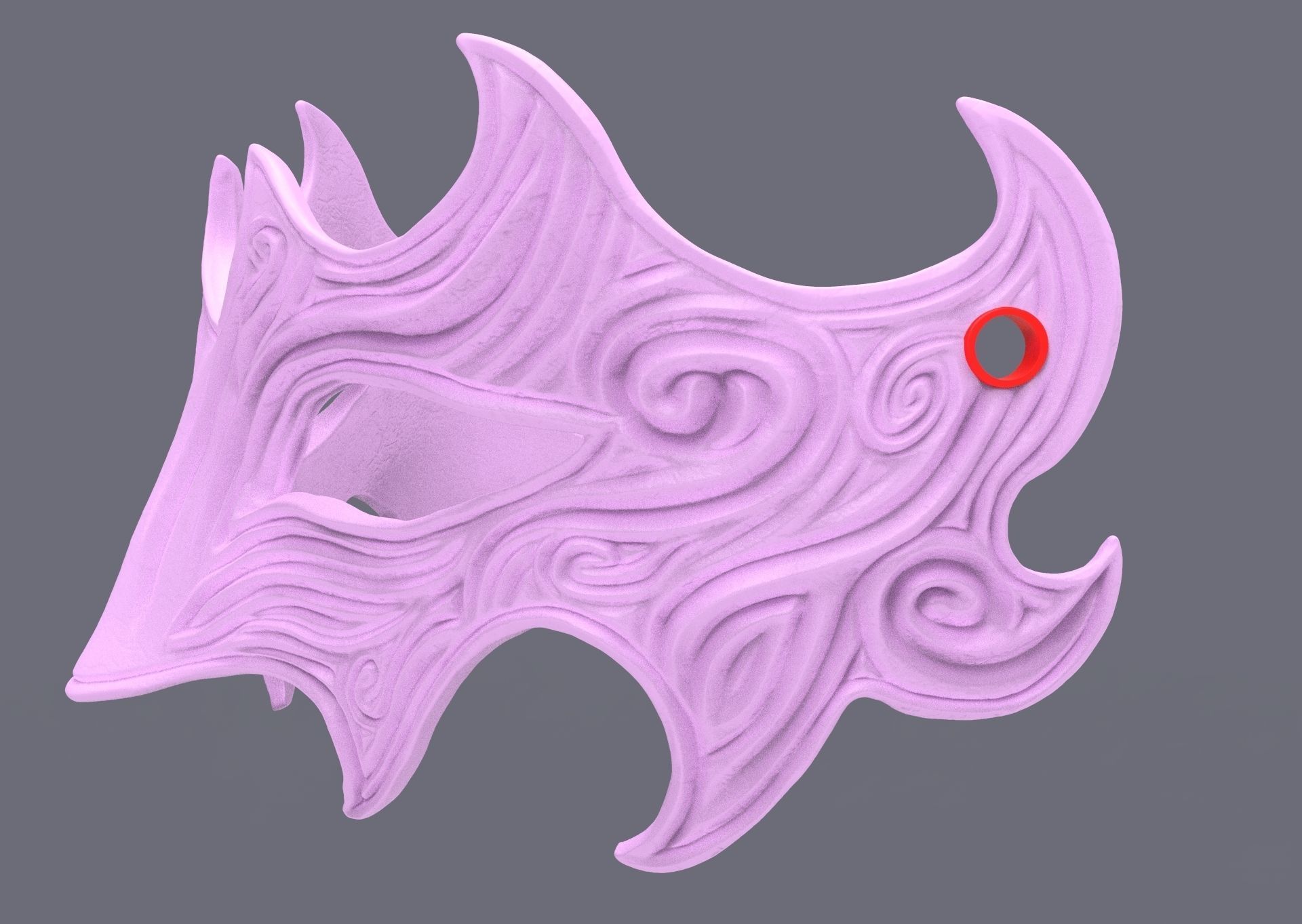 Carnival mask 3D print model 3D model 3D printable | CGTrader