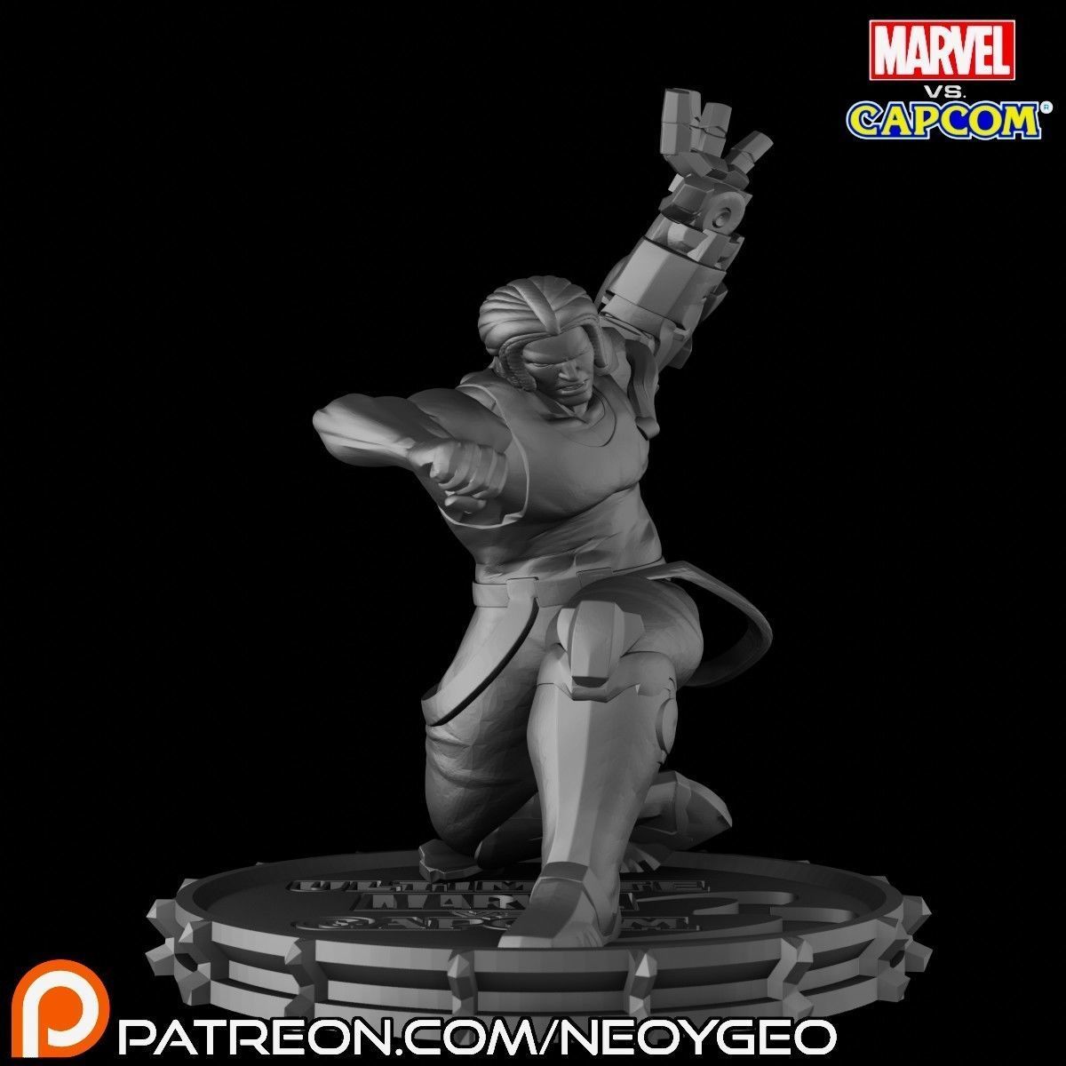 SPENCER - BIONIC COMMANDO - MARVEL VS CAPCOM 3 free 3D model 3D ...