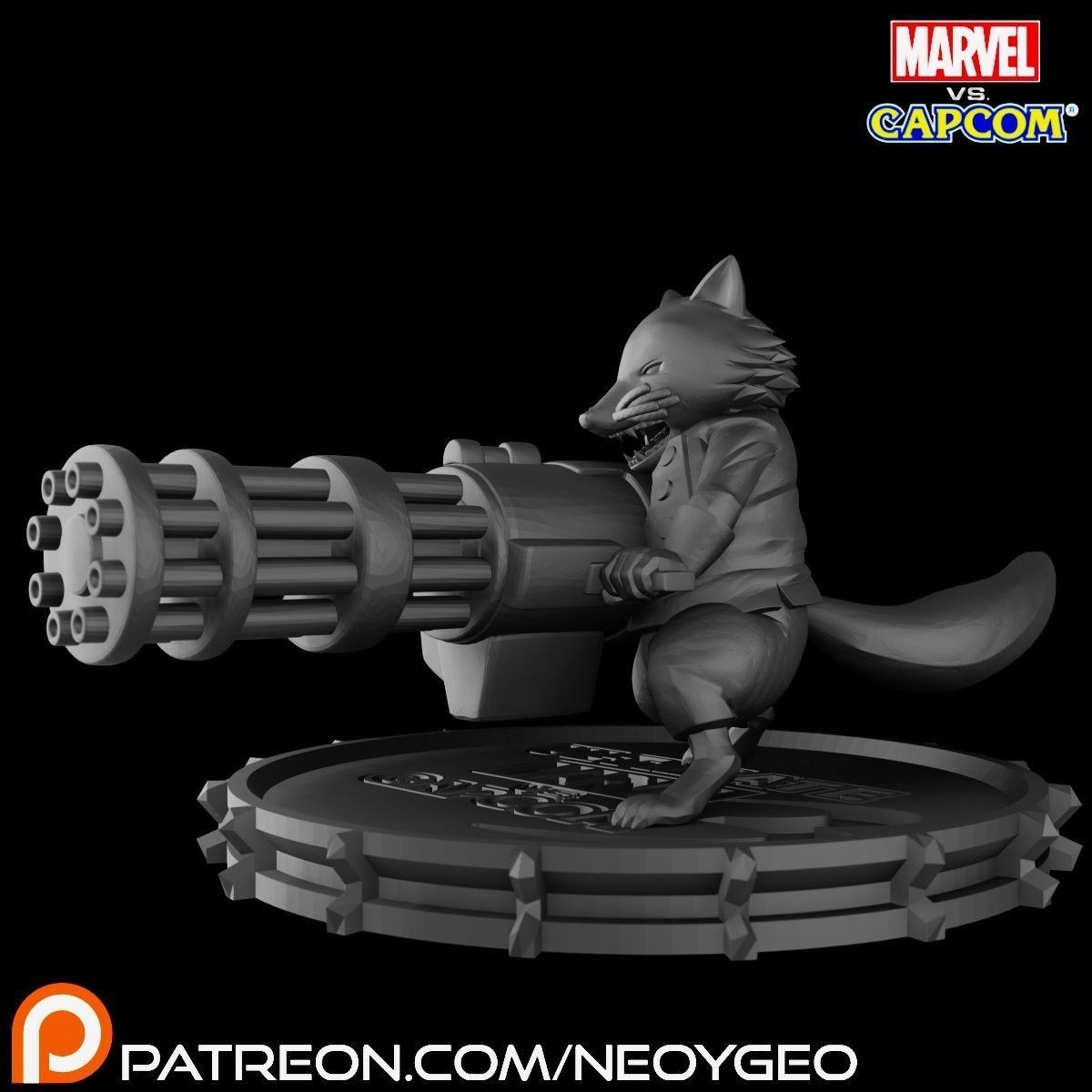 ROCKET RACOON - MARVEL VS CAPCOM 3 3D model 3D printable | CGTrader