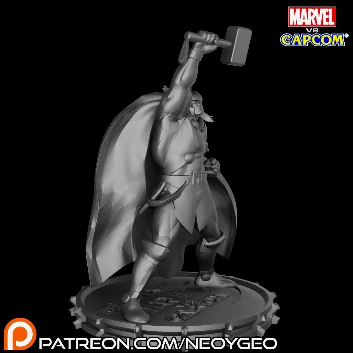 THOR - MARVEL VS CAPCOM 3 3D model 3D printable | CGTrader
