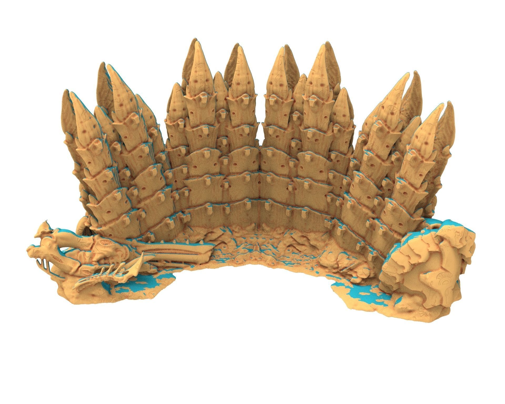 Fukai Alien Hive Tortured Forest free 3D model 3D printable | CGTrader