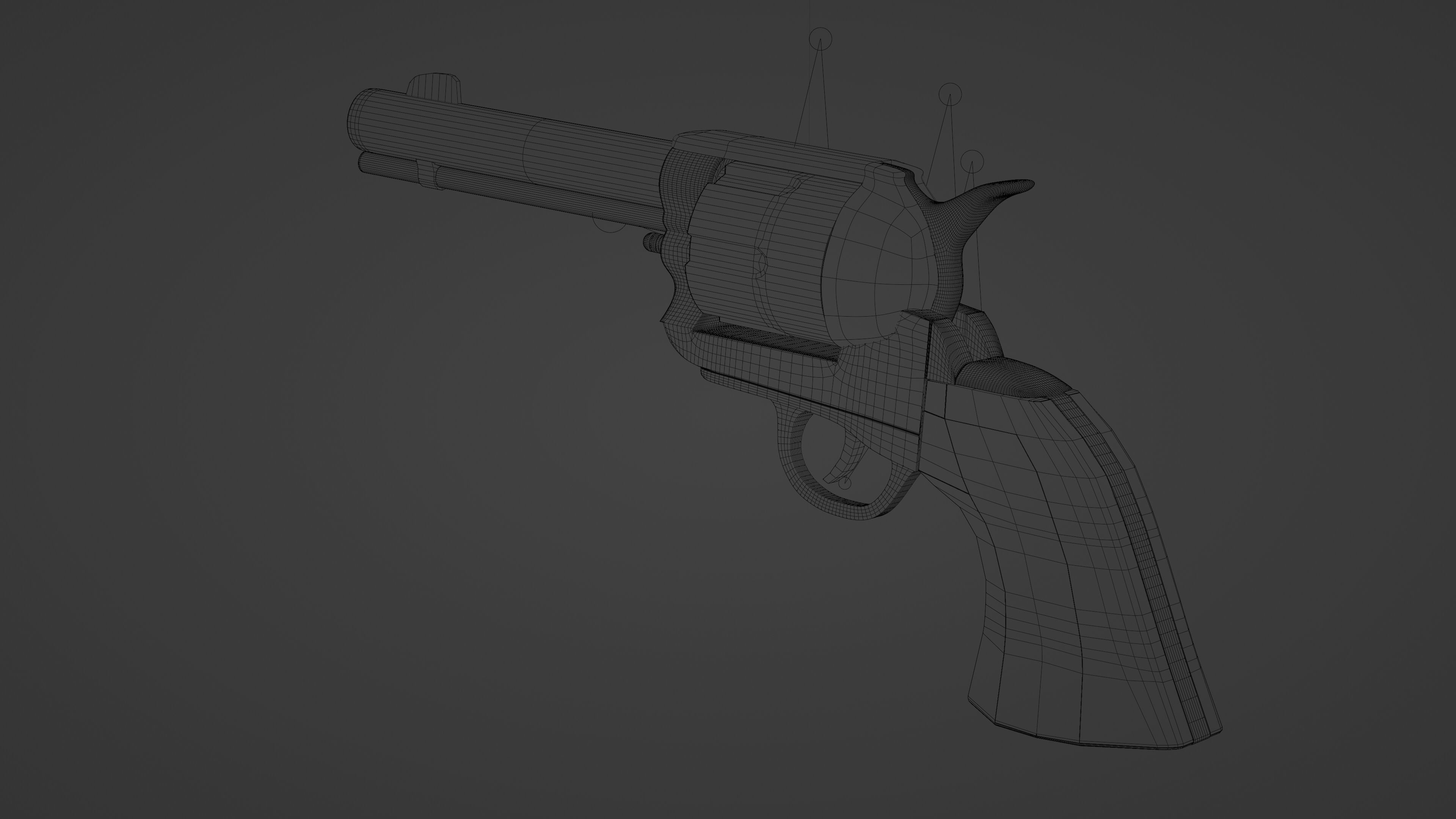 3D model Revolver VR / AR / low-poly | CGTrader