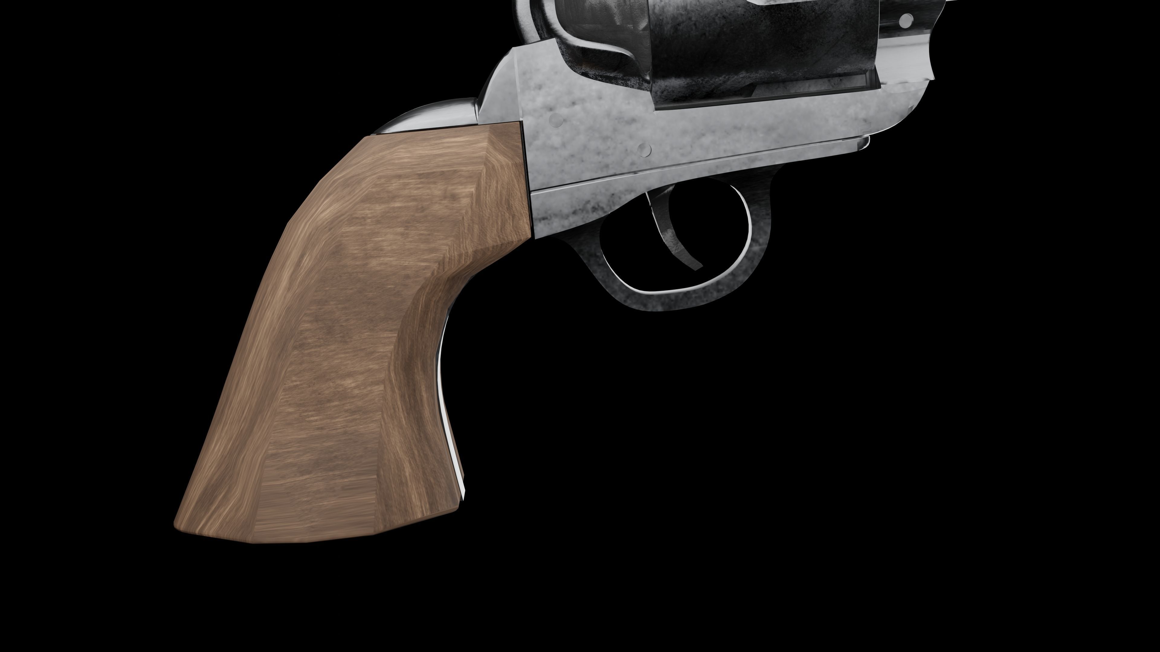 3D model Revolver VR / AR / low-poly | CGTrader