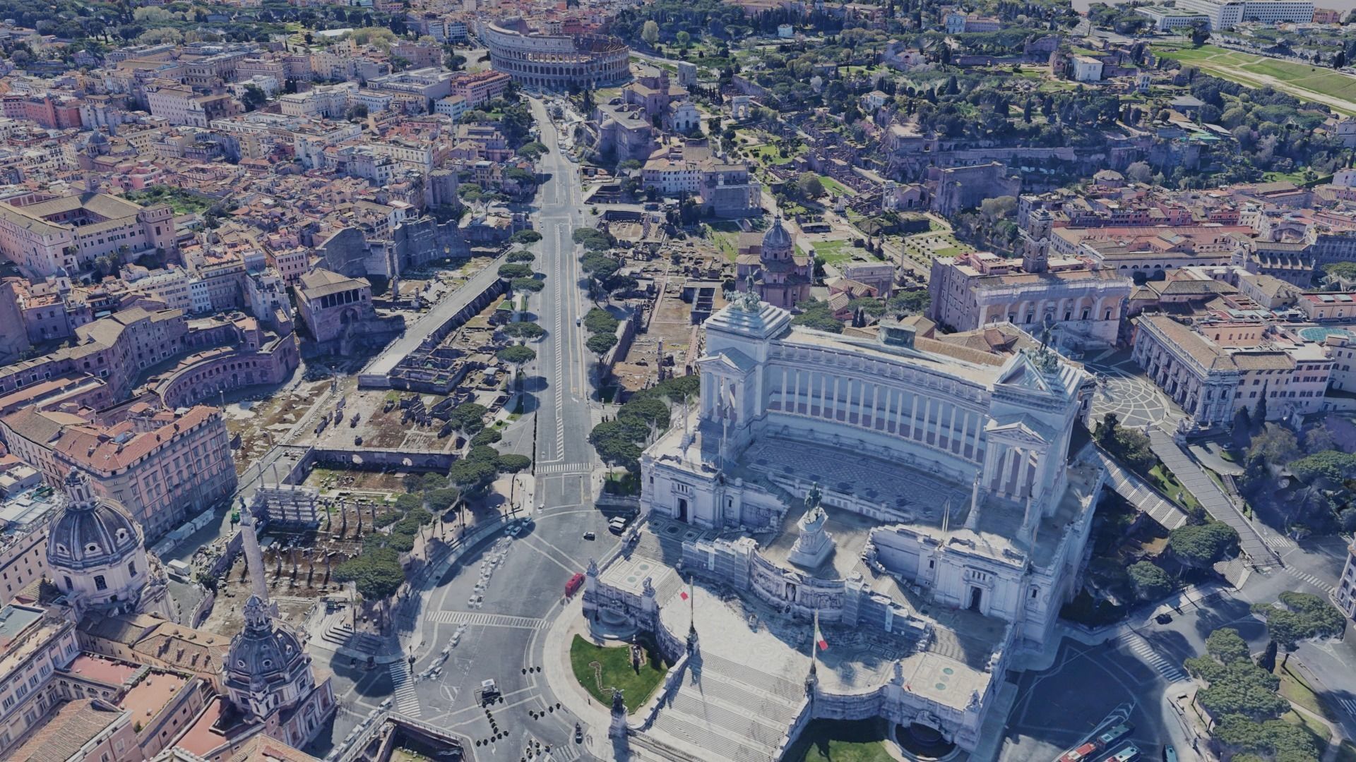 Roma City and Colosseum Realistic 3D model | CGTrader