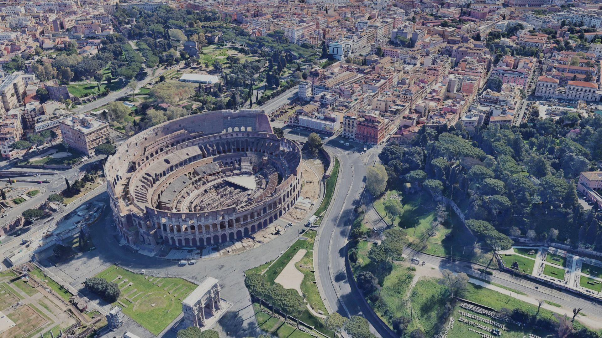 Roma City and Colosseum Realistic 3D model | CGTrader