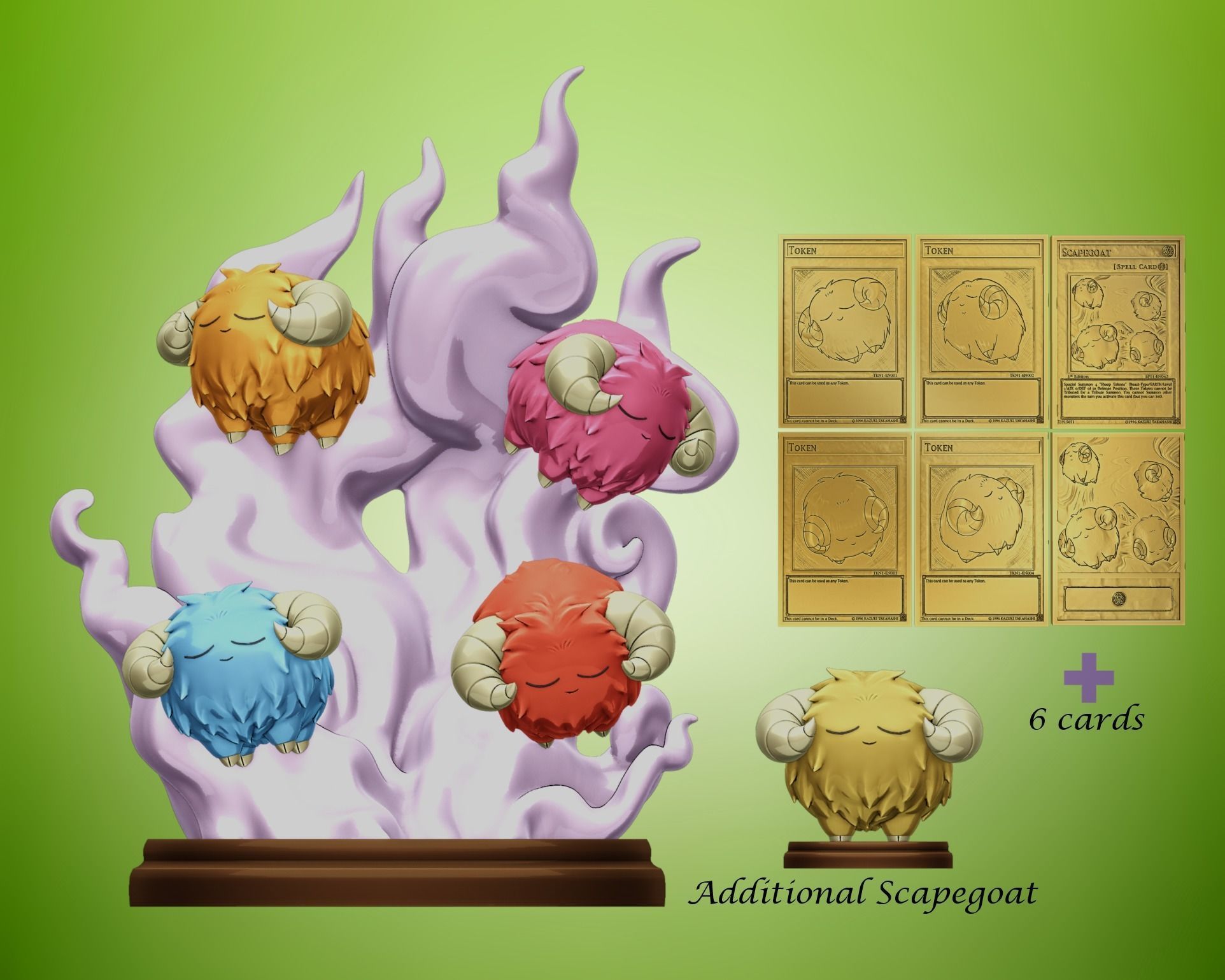 SCAPEGOAT FIGURE - YUGIOH 3D model 3D printable | CGTrader