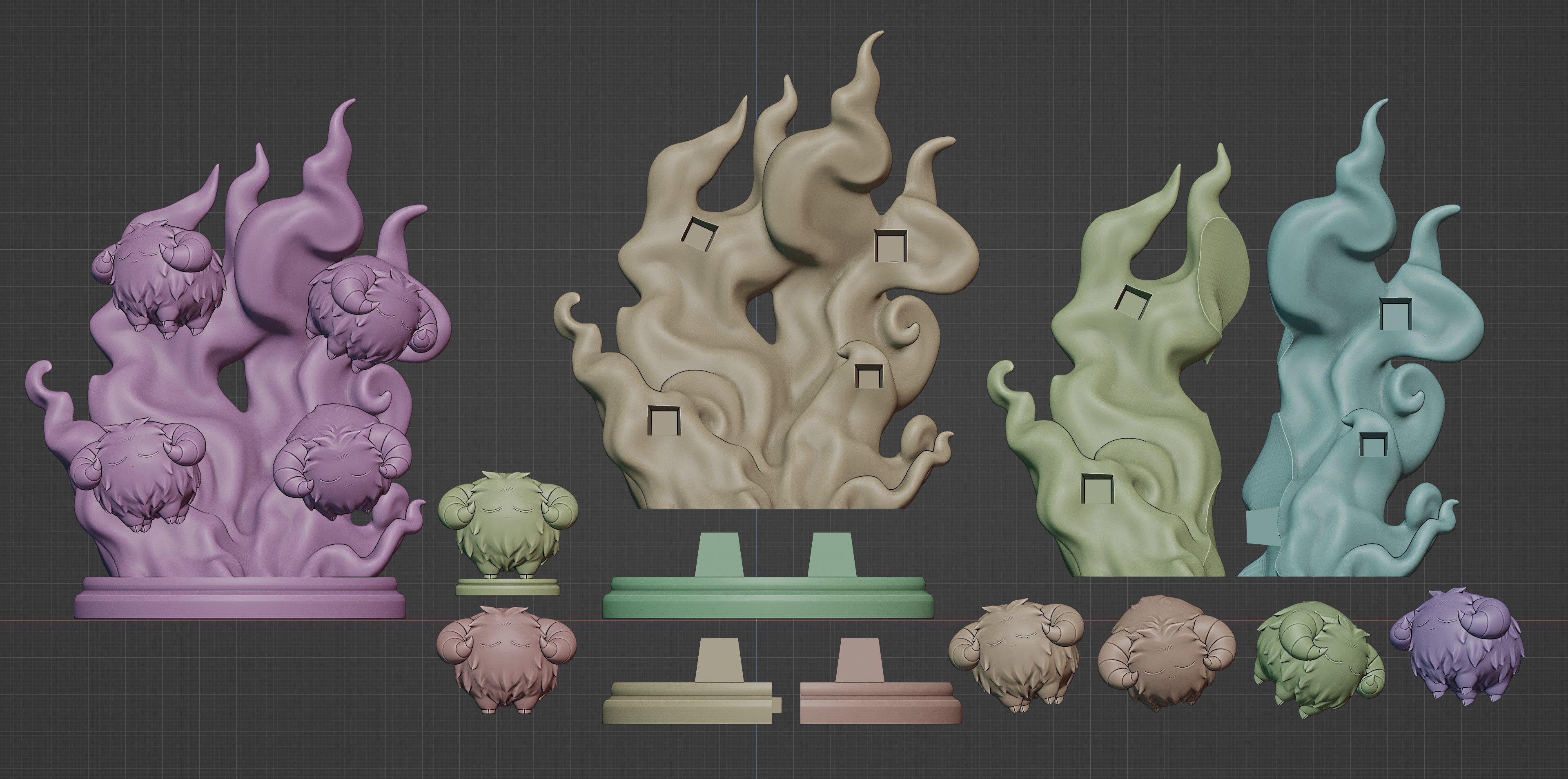 SCAPEGOAT FIGURE - YUGIOH 3D model 3D printable | CGTrader